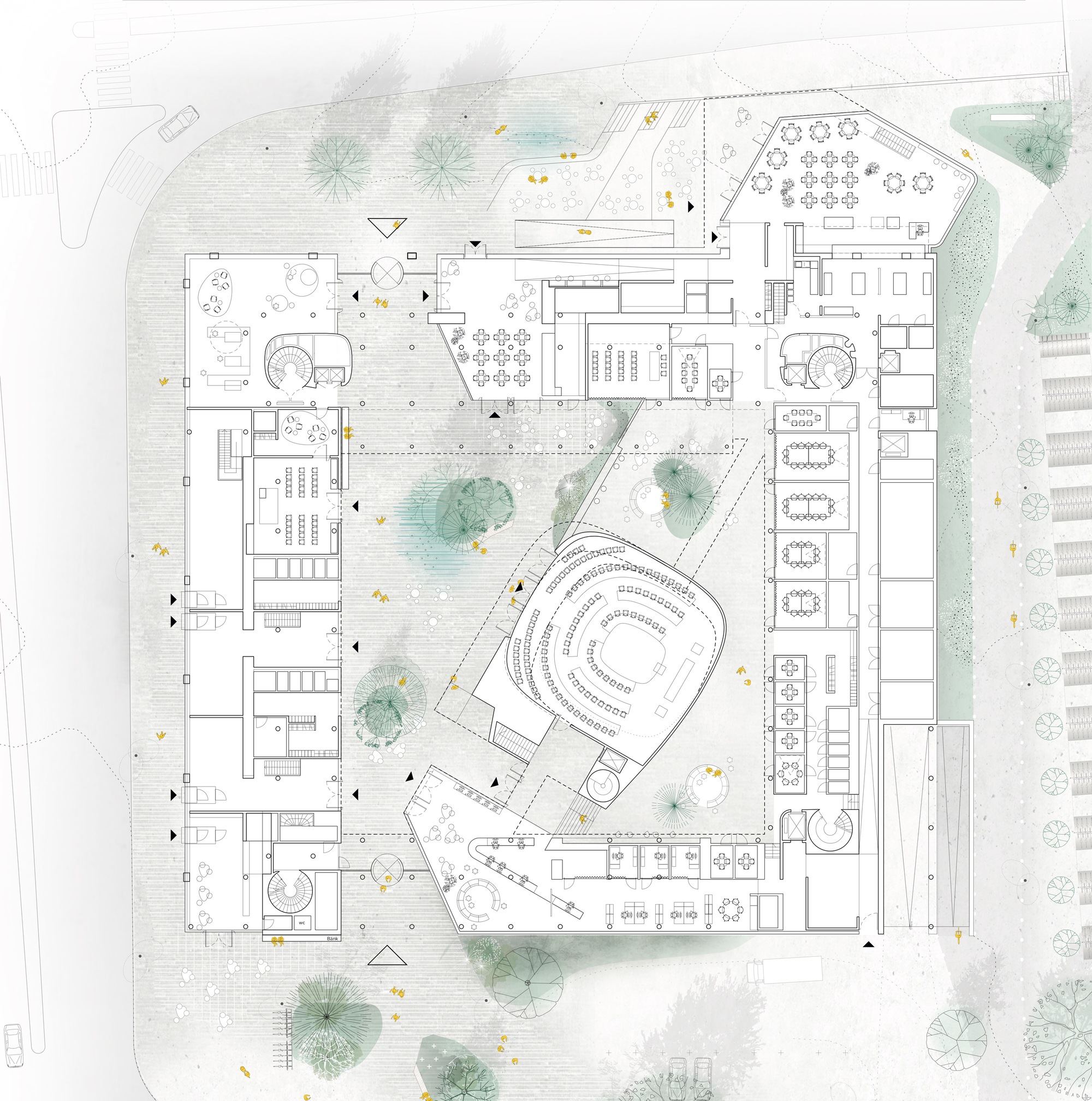 Gallery of Uppsala Town Hall / Henning Larsen - 14