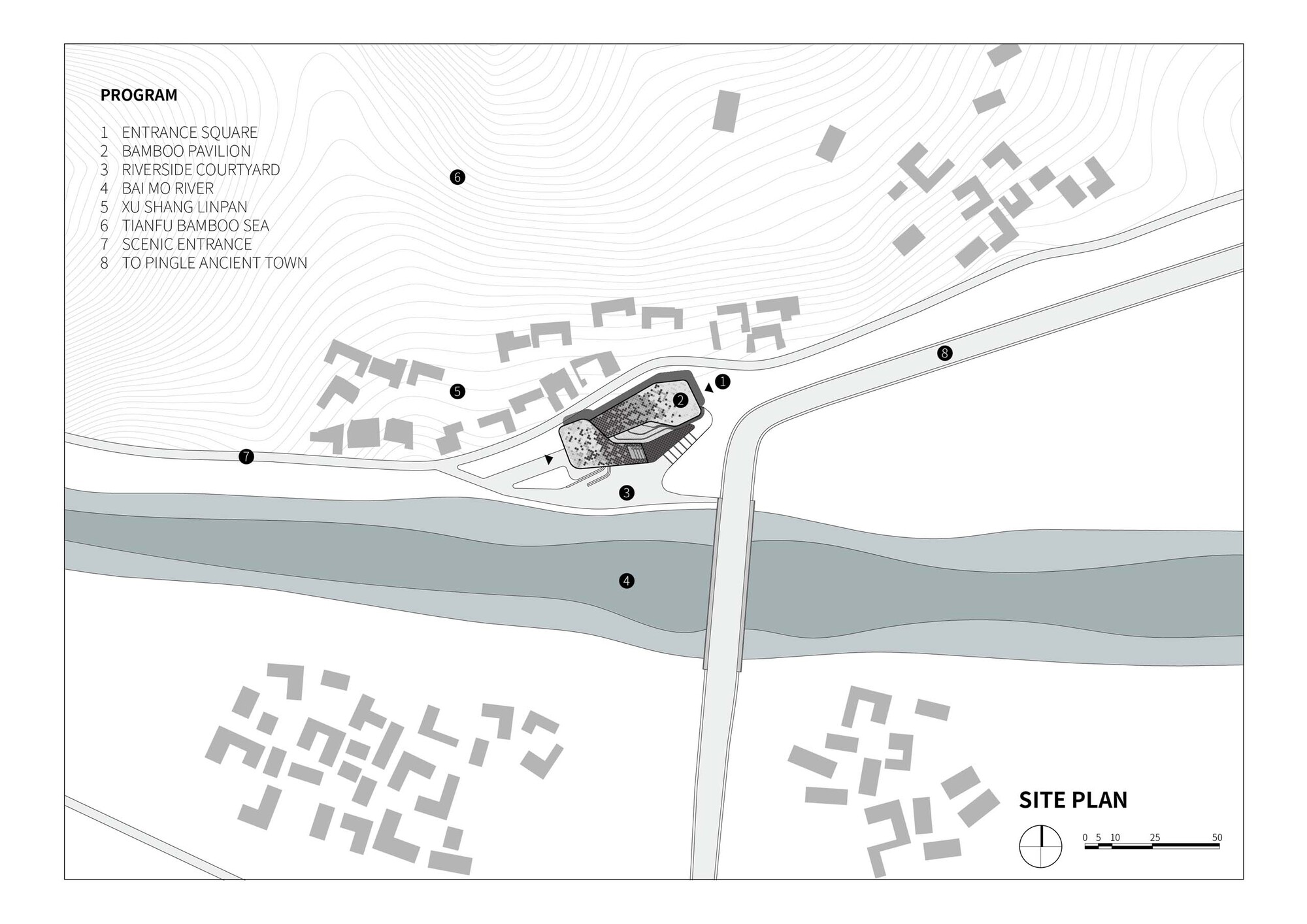 Galería de Pabellón de bambú Qionglai / UNO Architects China - 20