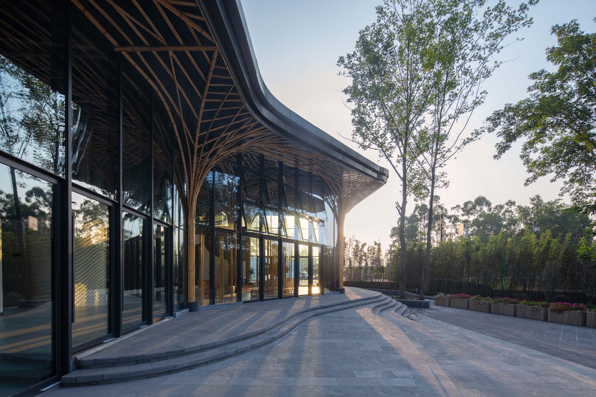 Galería de Pabellón de bambú Qionglai / UNO Architects China - 14