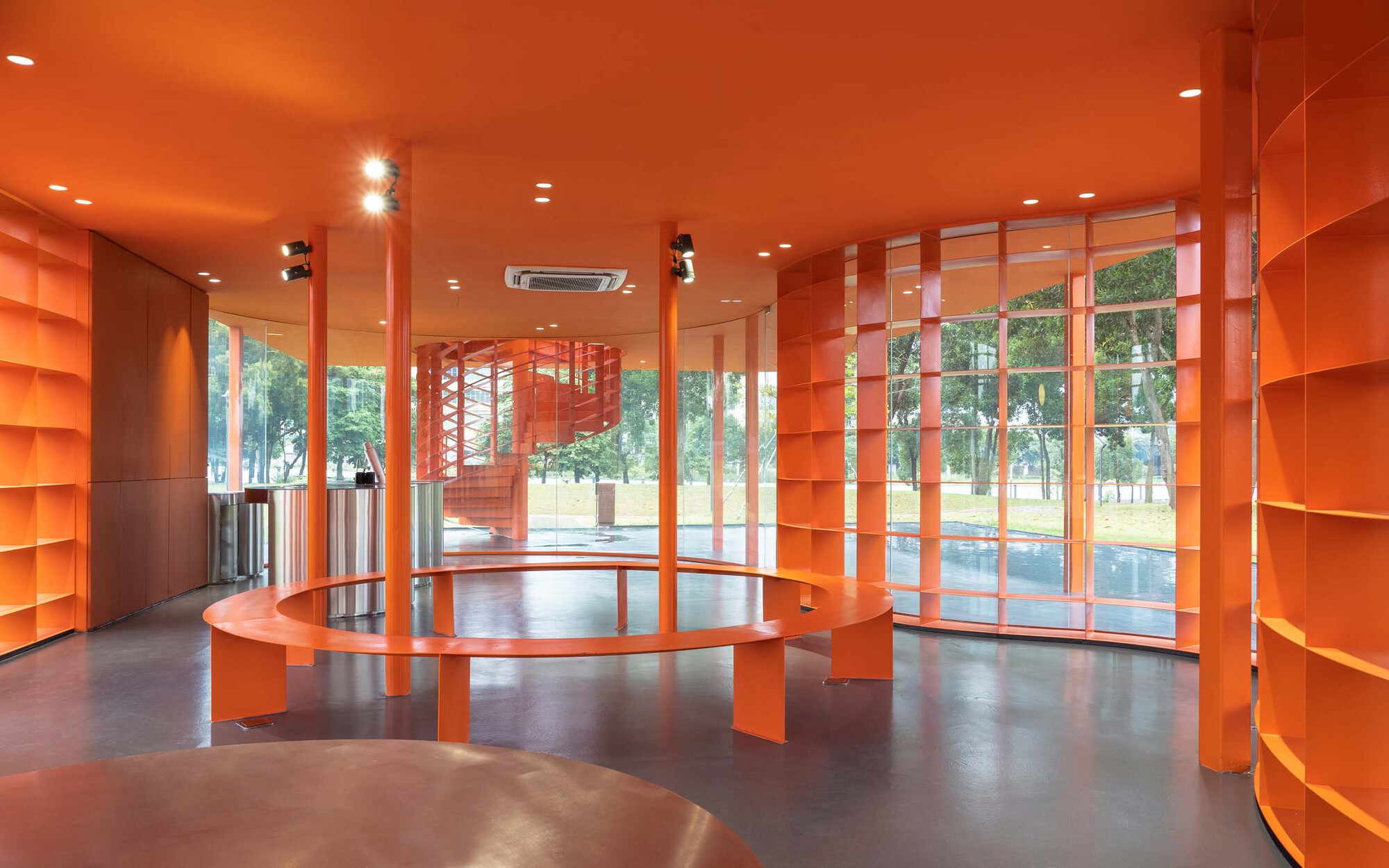 Gallery of The Great Lawn City Library Of Central Park Of Pingshan / CM ...