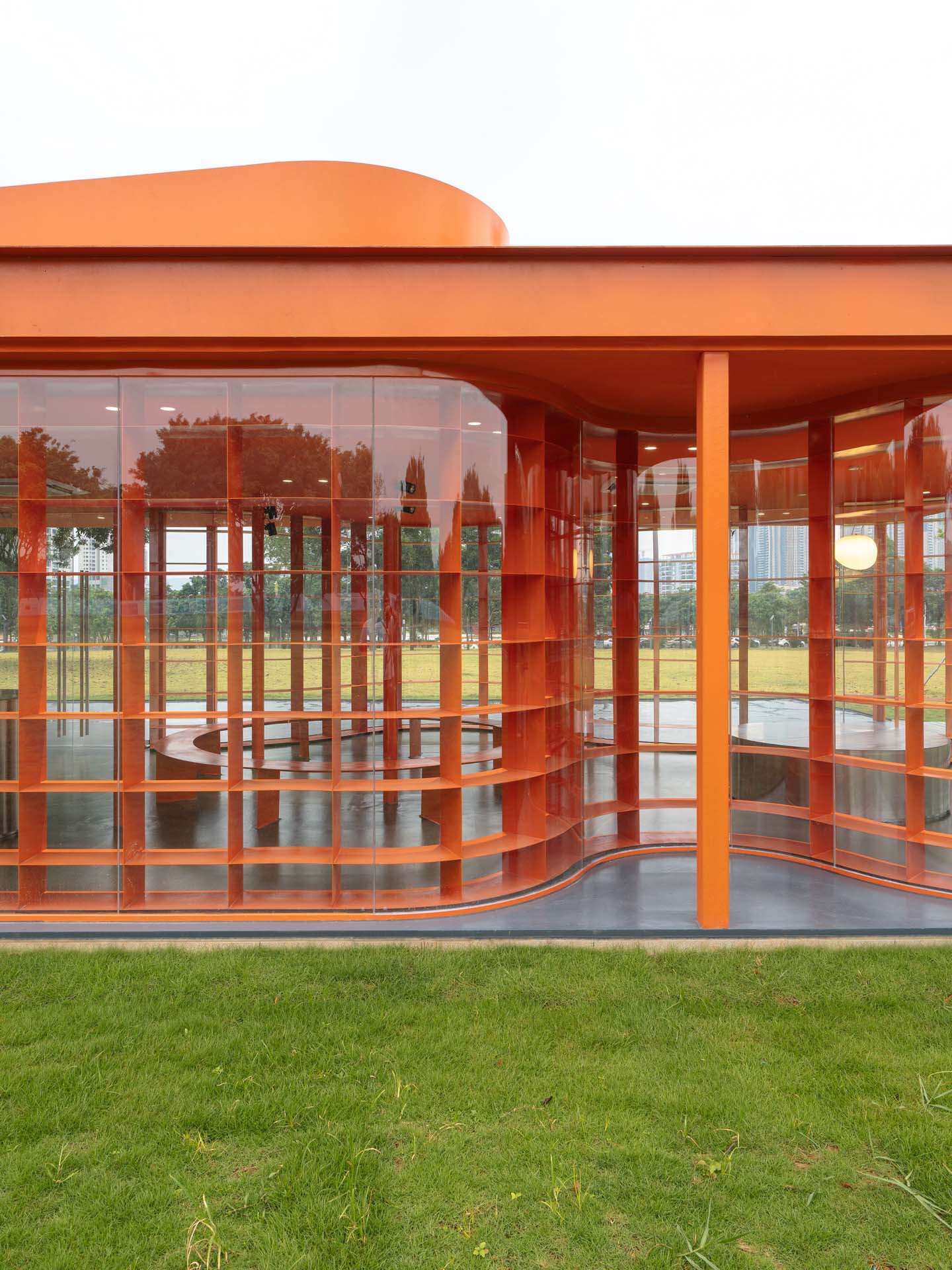 Gallery of The Great Lawn City Library Of Central Park Of Pingshan / CM ...