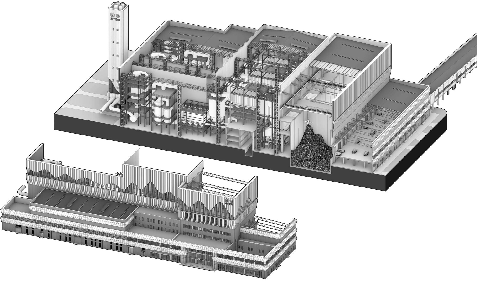 Gallery of Nanning Shuangding Waste-to-Energy Power Plant / UUA (United ...