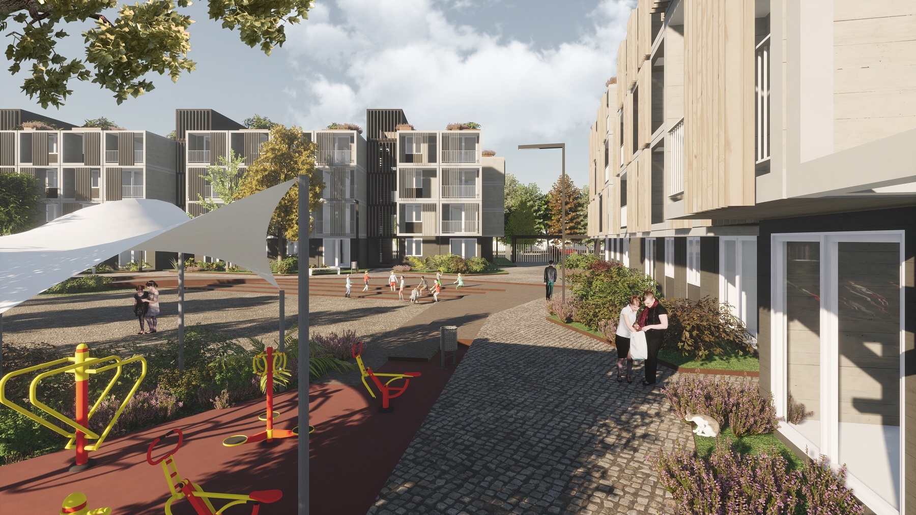 Galería de Archiplan gana el concurso de vivienda social industrializada del MINVU, Chile - 6