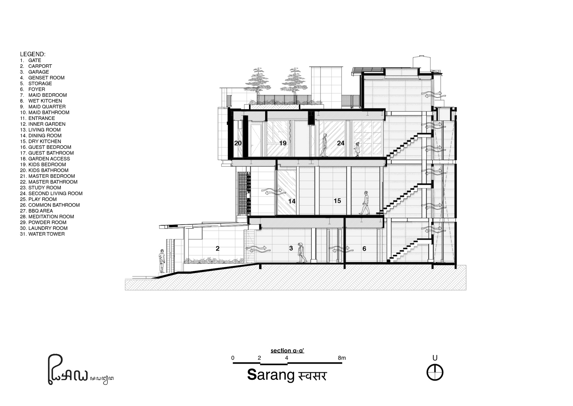 Gallery of Sarang Nest House / Realrich Architecture Workshop - 23