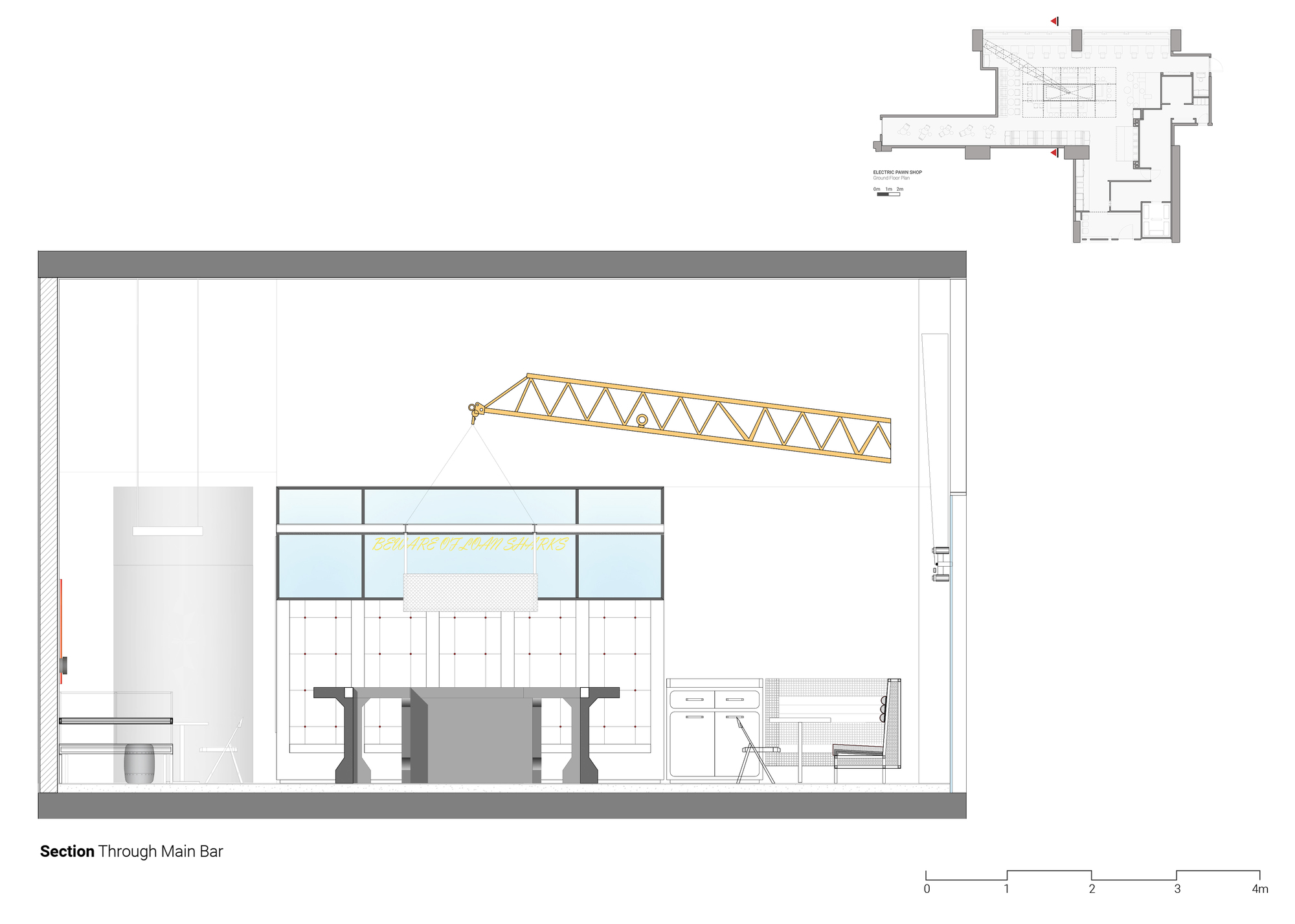 Gallery of Electric Pawn Shop / Accent Design Group - 20