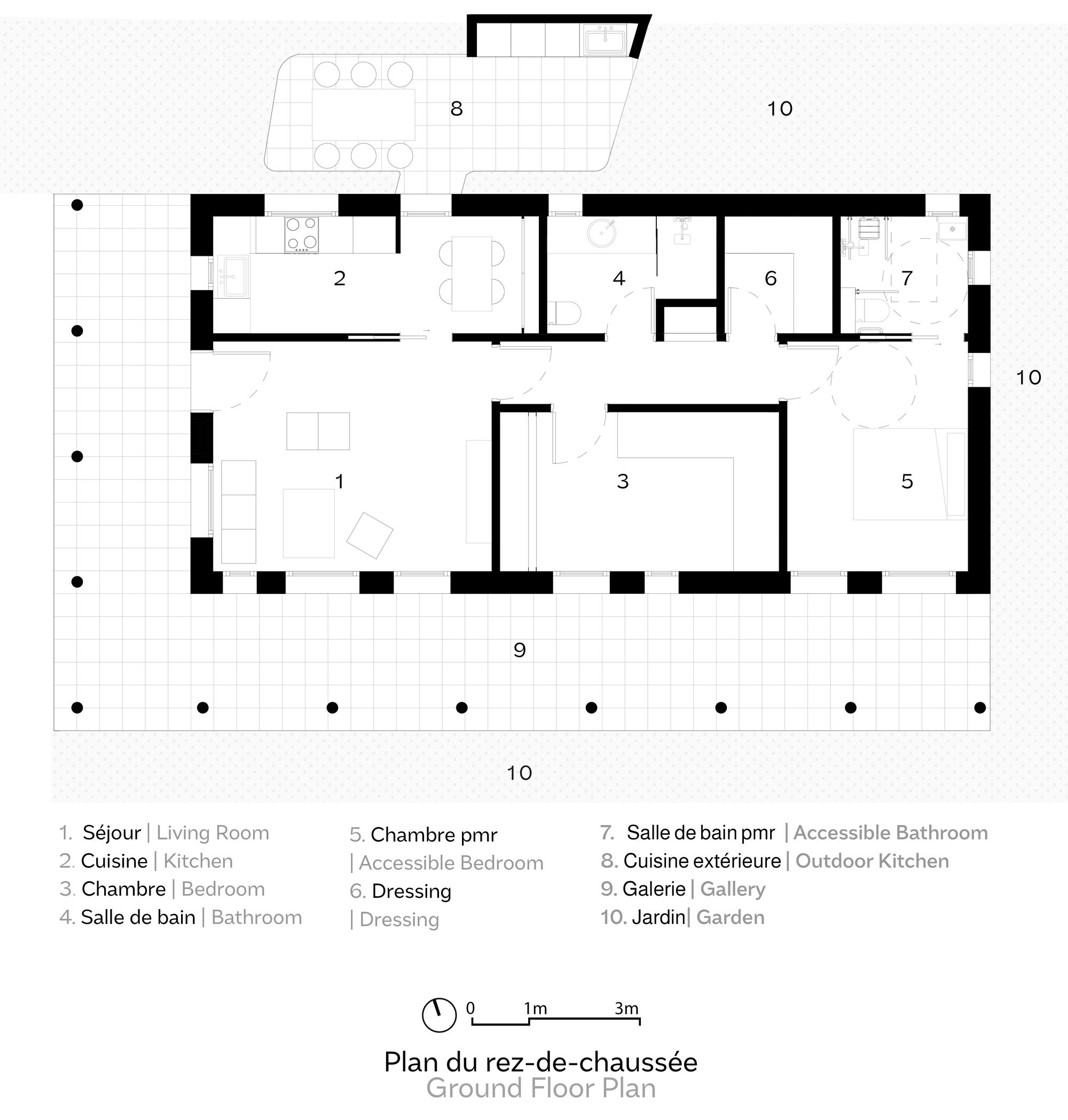 Gallery of The Colonnade House / Atelier Messaoudi Architects - 13