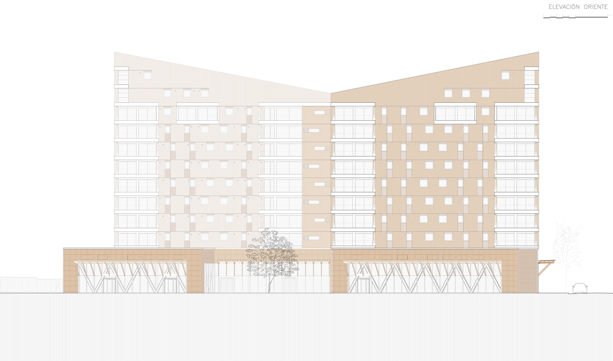 Gallery of Latin America’s First High-rise Building in Cross Laminated ...