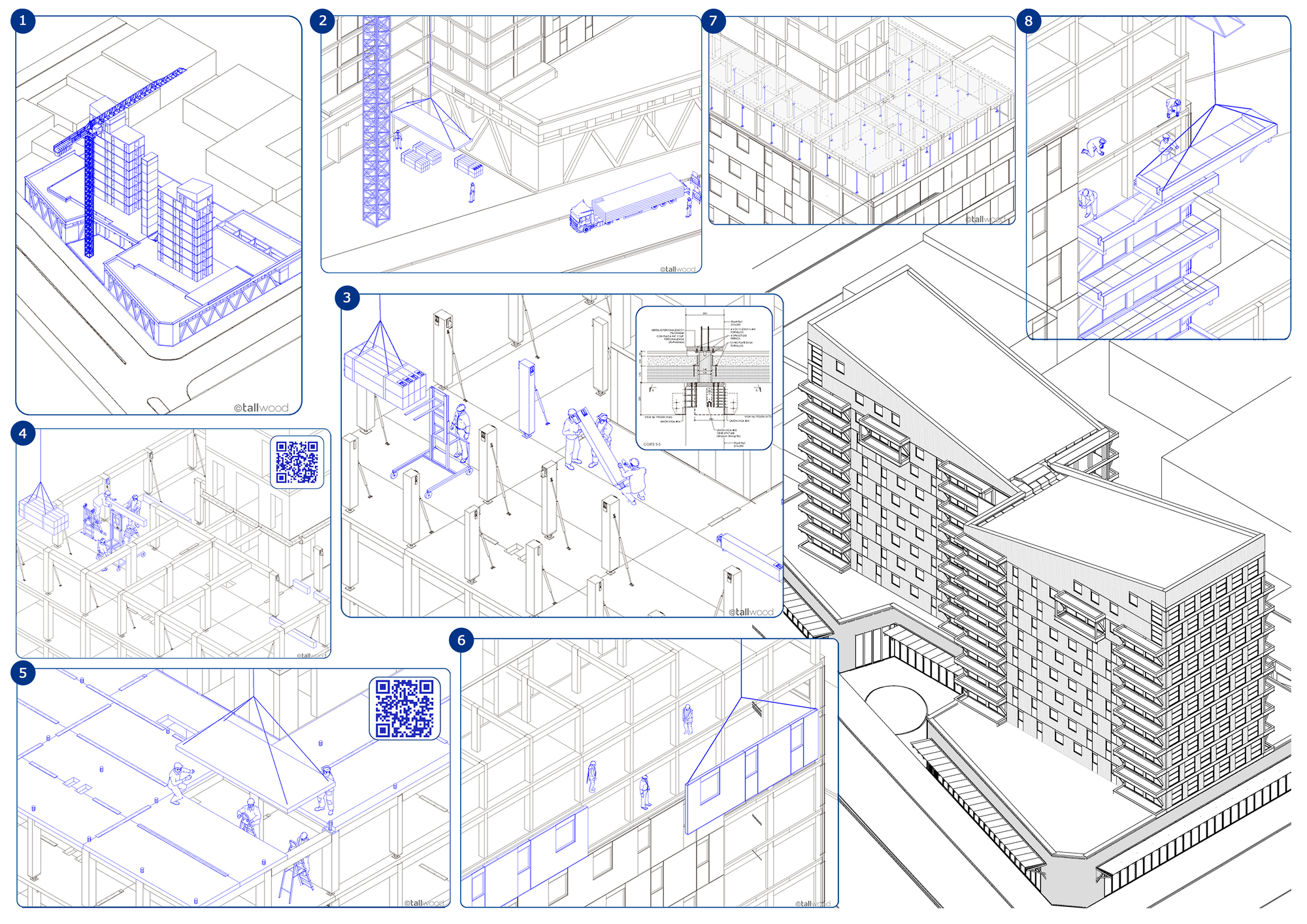 Gallery of Latin America’s First High-rise Building in Cross Laminated ...