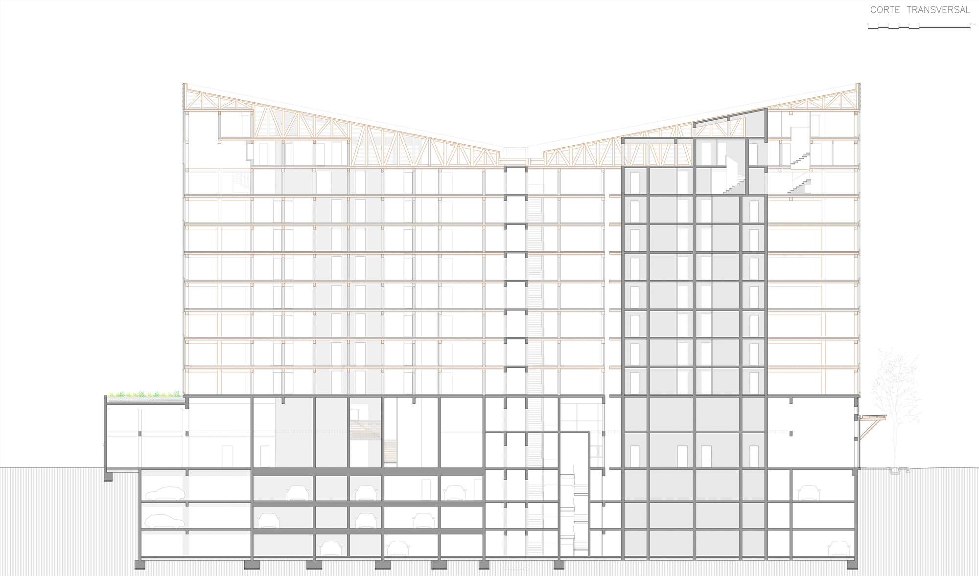 Gallery of Latin America’s First High-rise Building in Cross Laminated ...