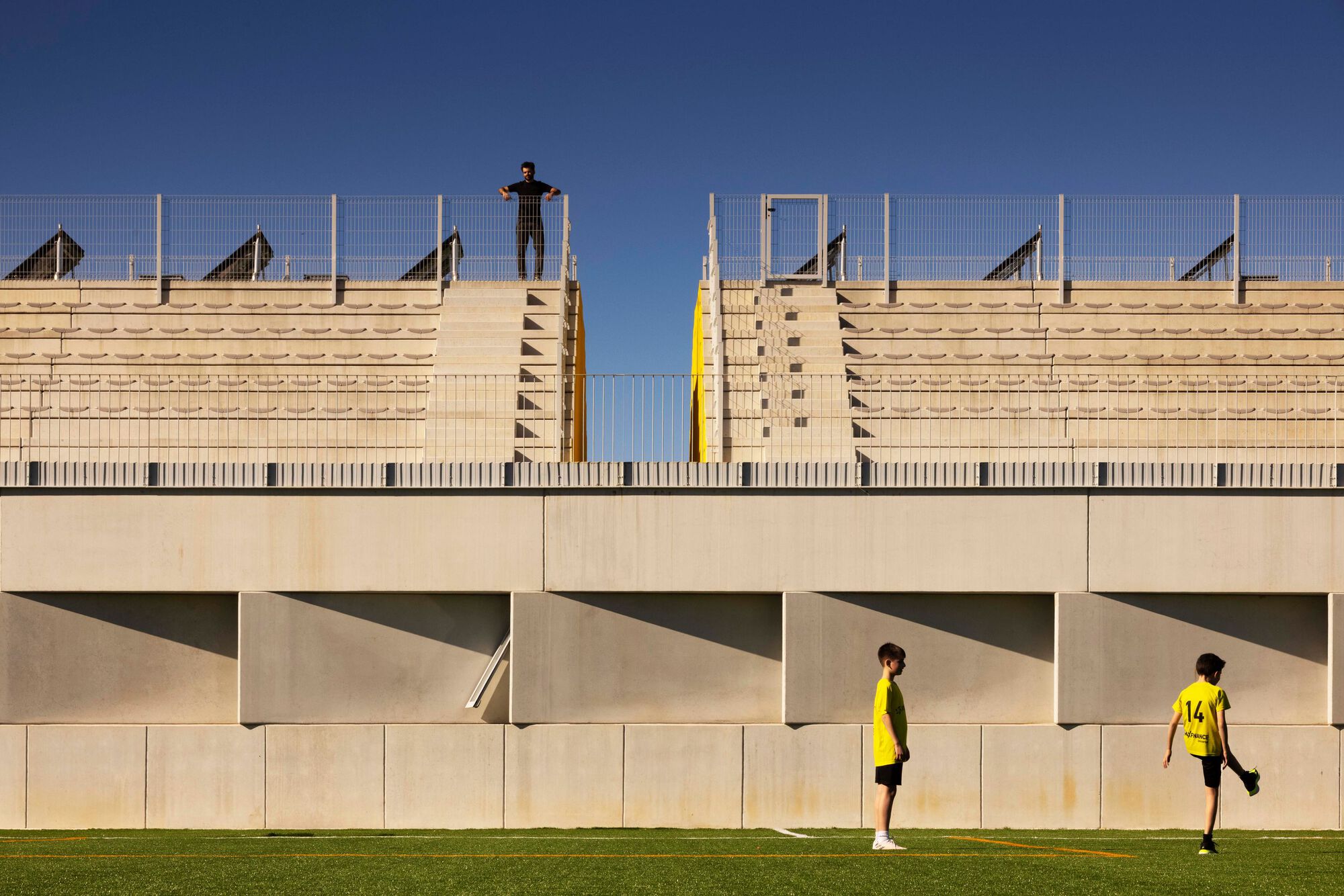 Gallery of Grandstand Building Training Complex of the Municipal ...