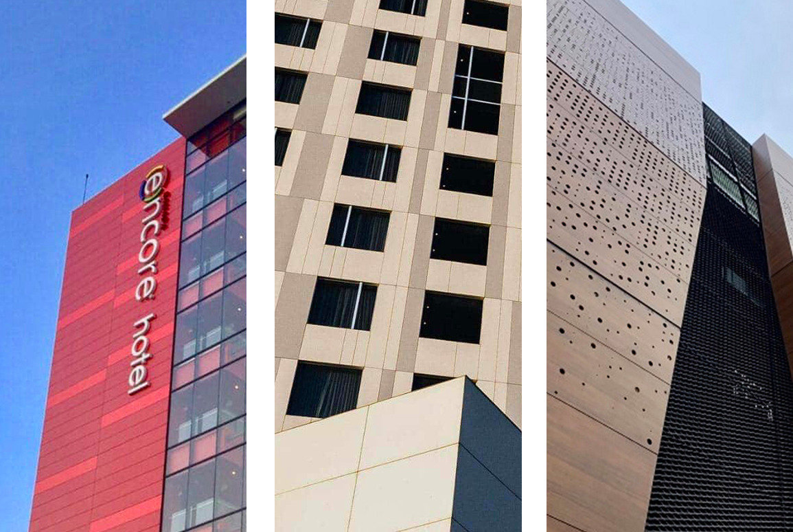 Fachadas de paneles HPL en 3 hoteles en México | ArchDaily en Español