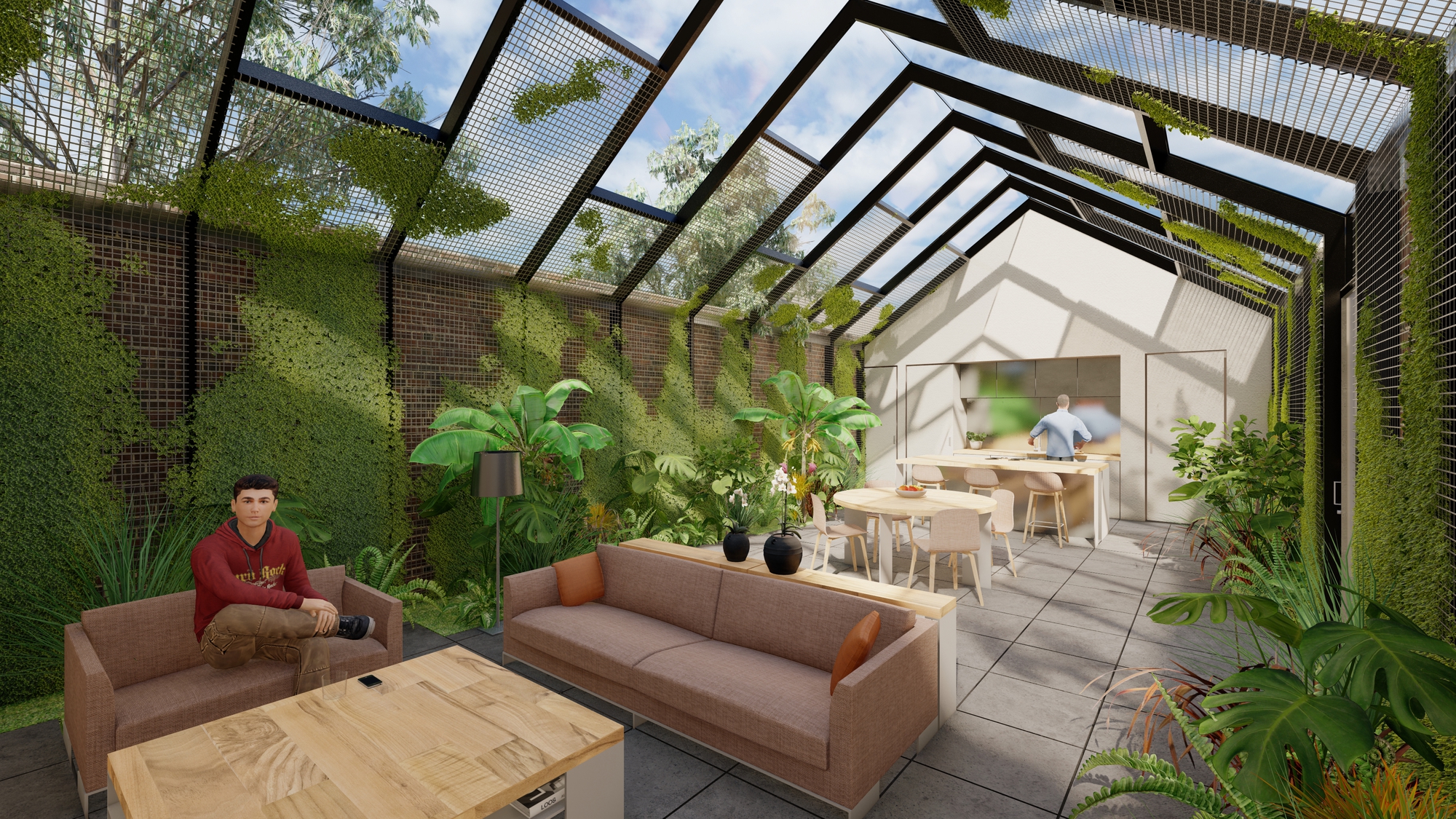 Gallery of A Living Capsule on The Moon and a Garden Home in Colombia ...