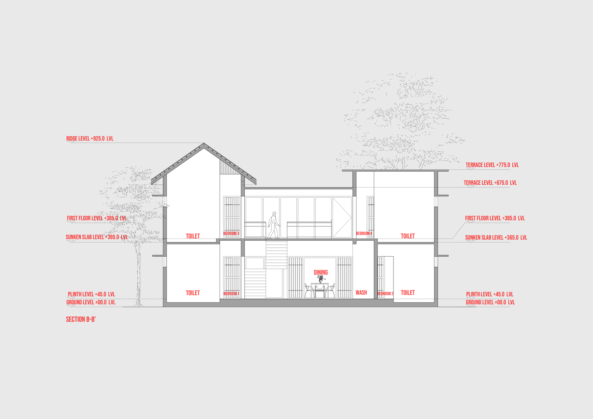 Gallery of Inclined Home / casa design studio - 22