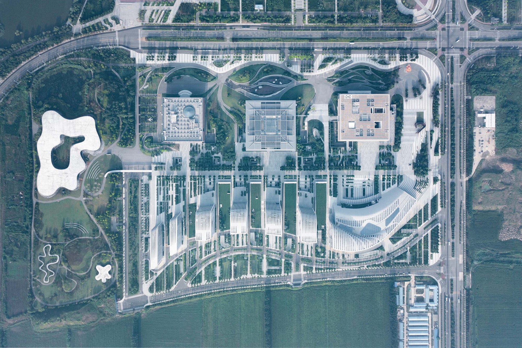 Gallery of Jining Cultural Industry Park / Laguarda.Low Architects - 7