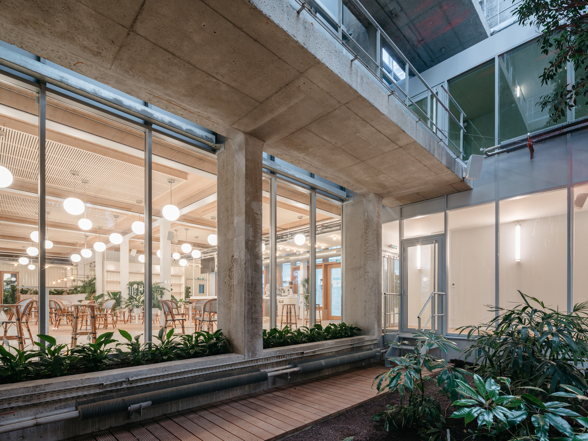 Gallery of Canopy Michelin Headquarters Reception Area / ENCORE HEUREUX ...