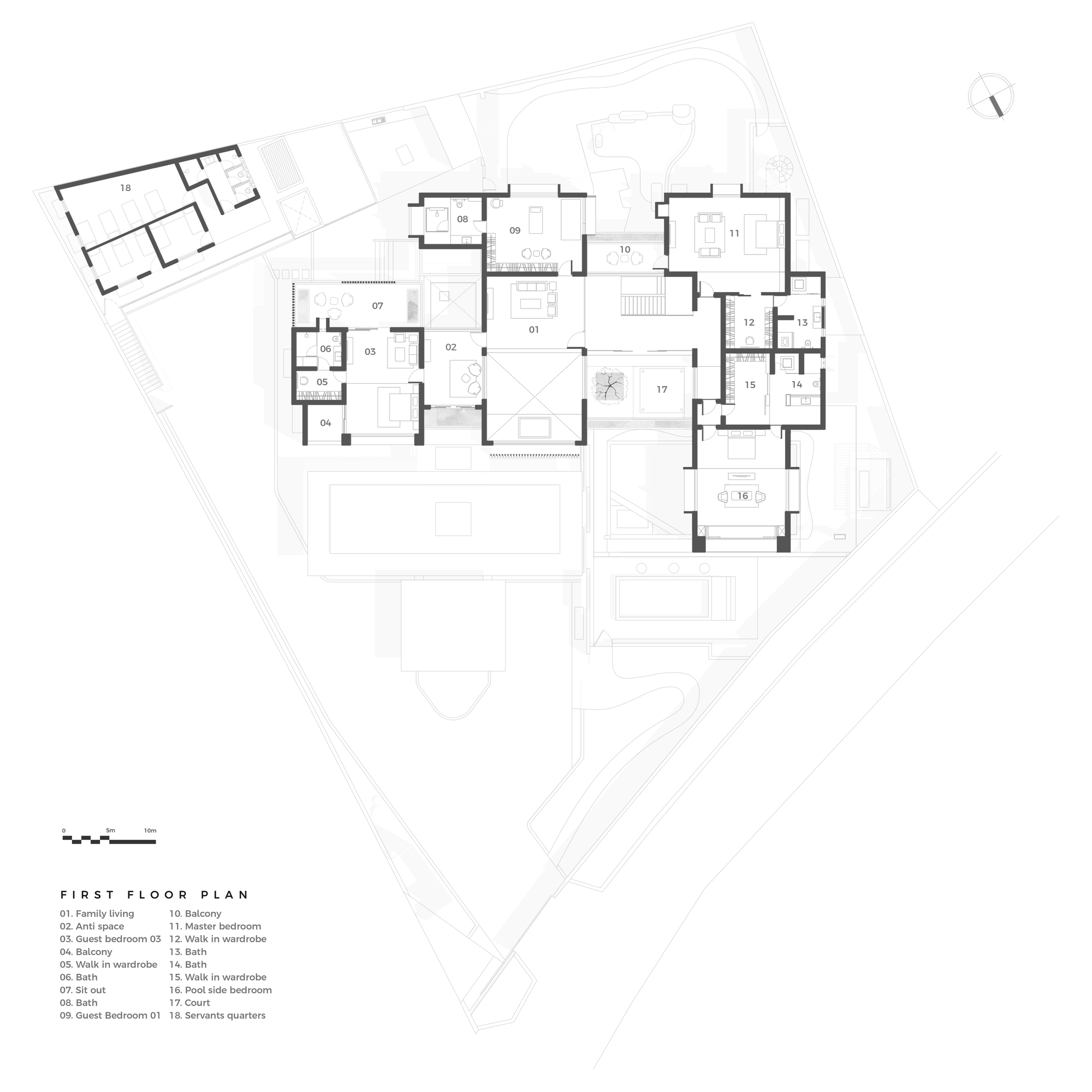 Gallery of Through the Layers House / Mawi Design - 23