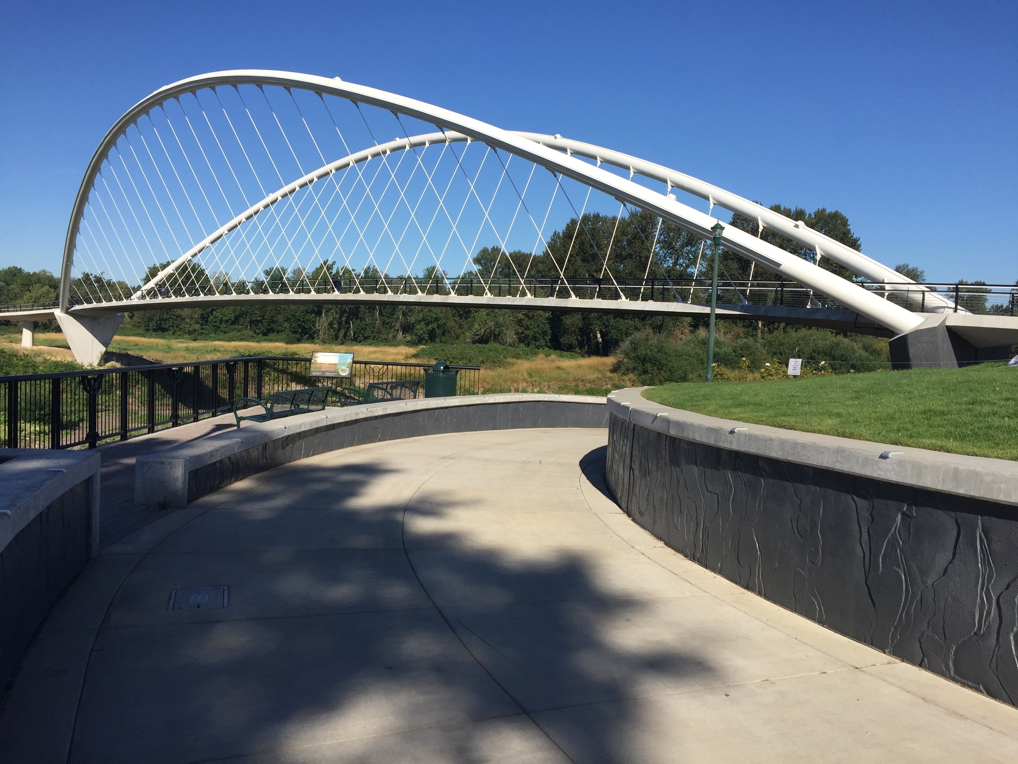 Gallery of Peter Courtney Minto Island Bicycle and Pedestrian Bridge ...