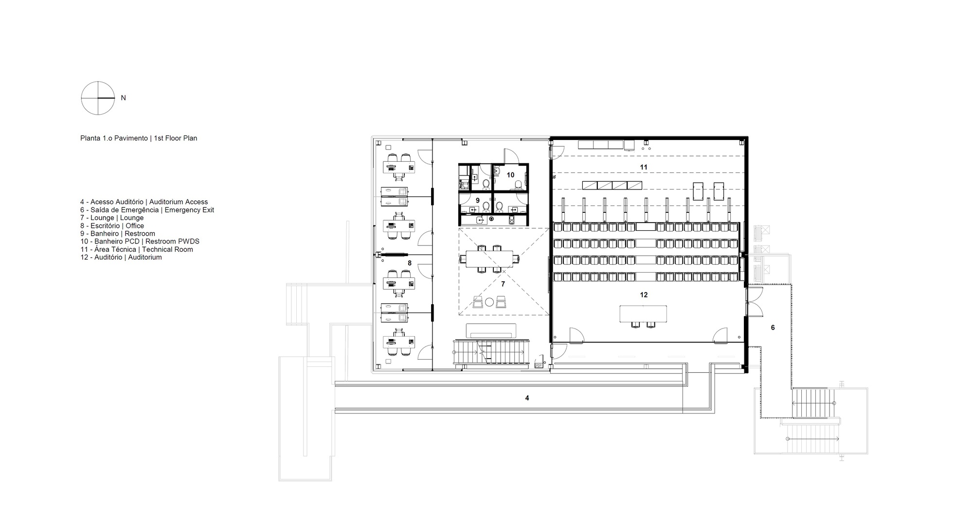 Gallery of Yuri Mushroom Administrative Building / Ponto de Apoio - 25