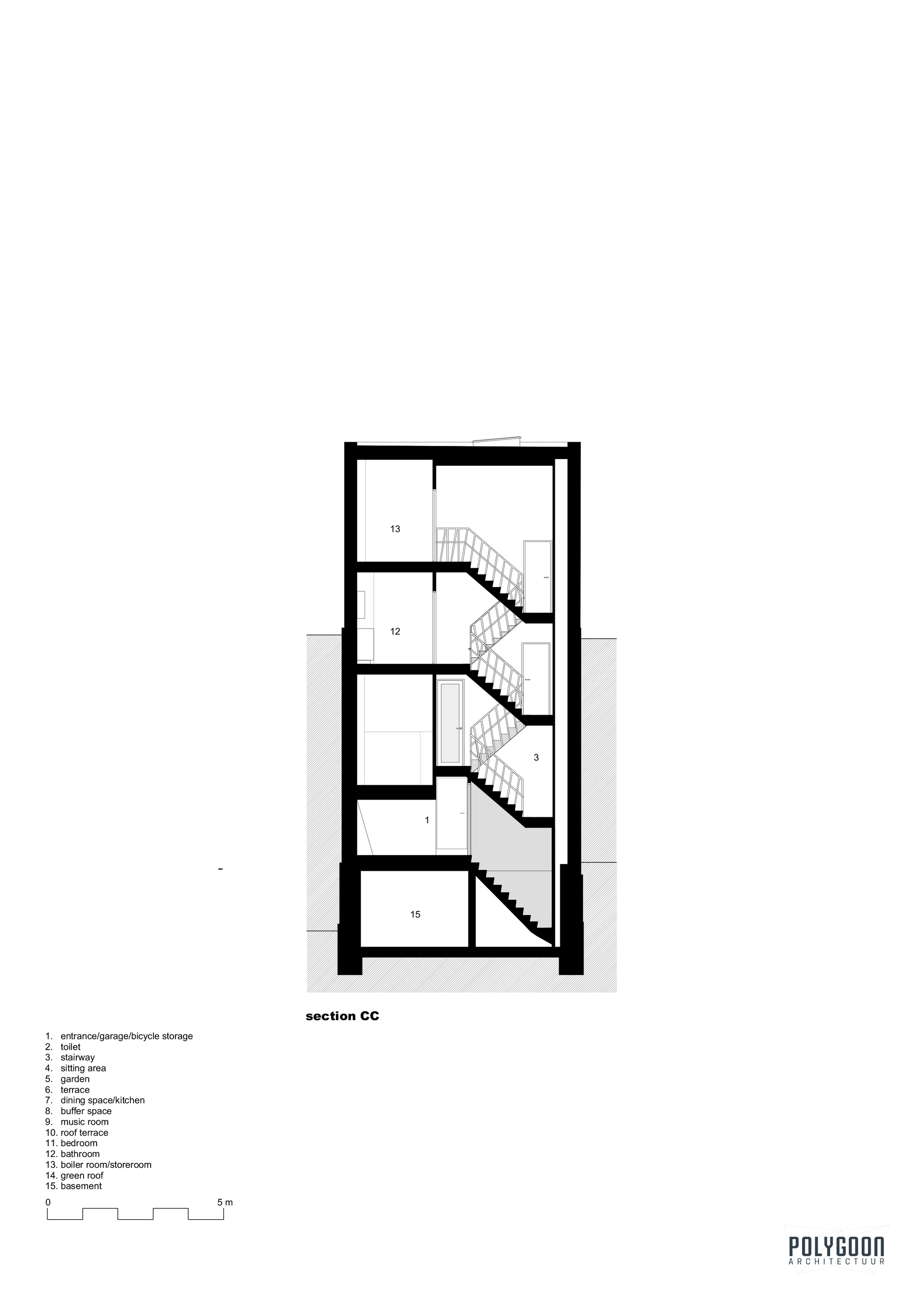 Gallery of Terraced House in Deurne / POLYGOON Architectuur - 29