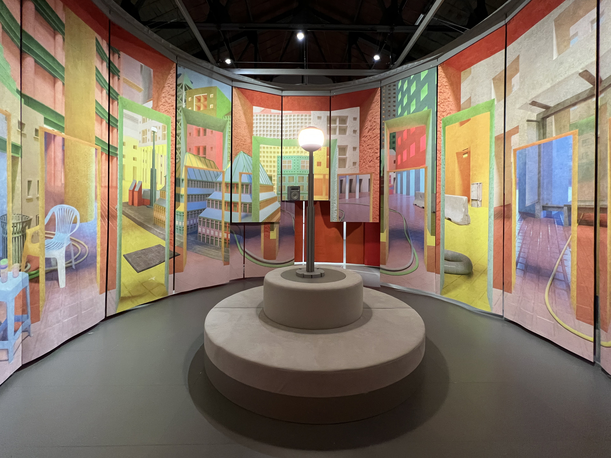 Galeria de Space Popular adapta os conceitos de urbanismo de Aldo Rossi ...