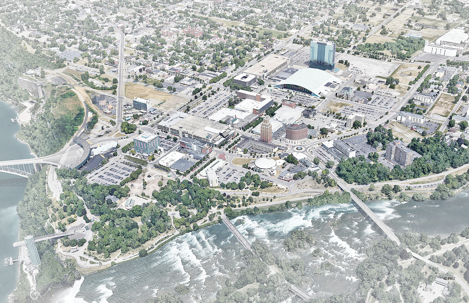 Gallery of PAU’s Niagara Falls Gateways Project Reimagines a Former ...