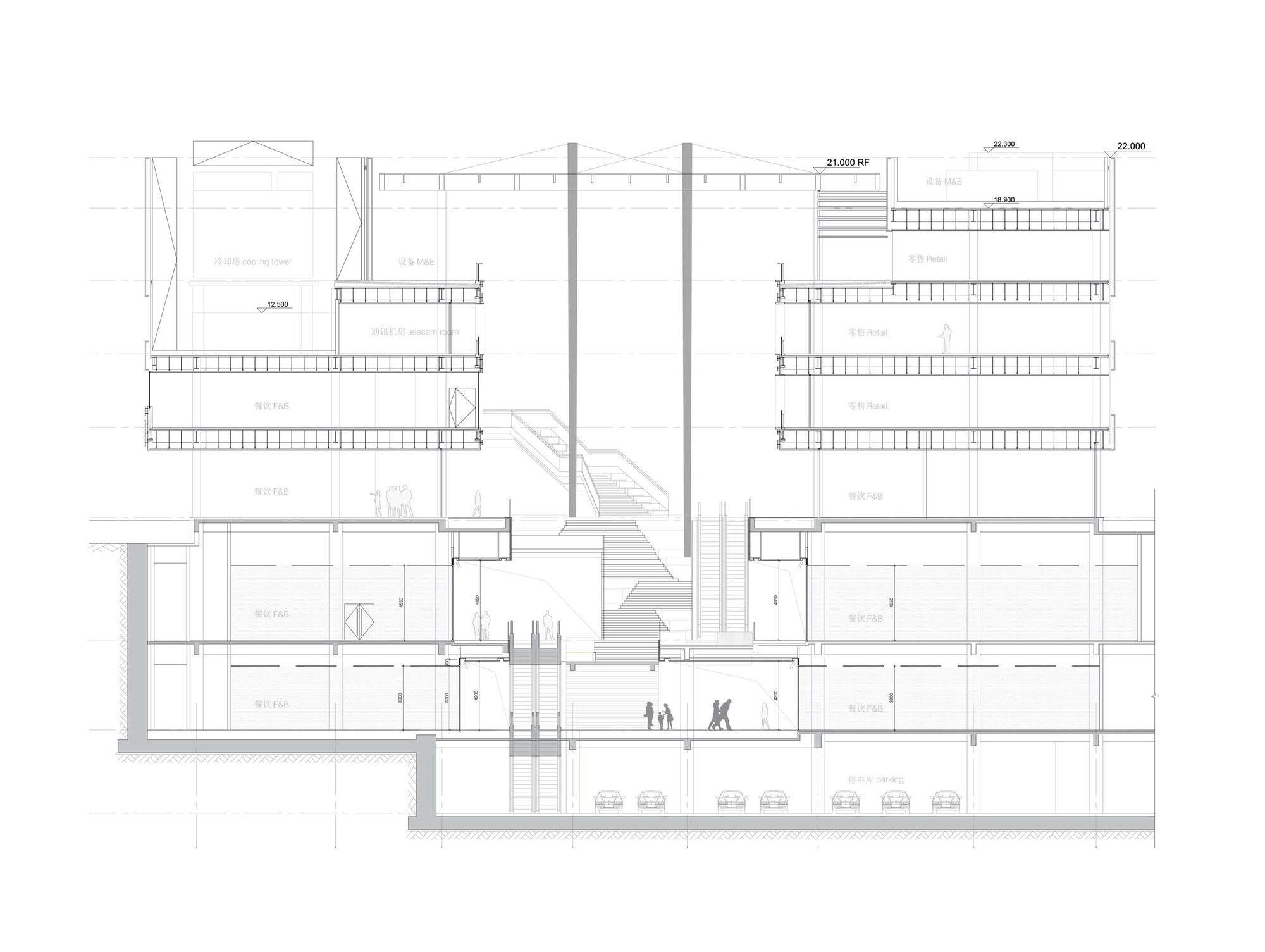Gallery of Commercial Podium in East Alley of Shanghai Suhe MixC World ...