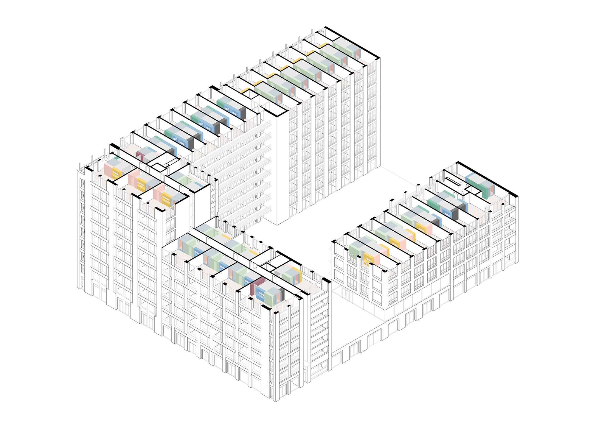 Gallery of Domus Houthaven Residential Complex / Shift Architecture ...