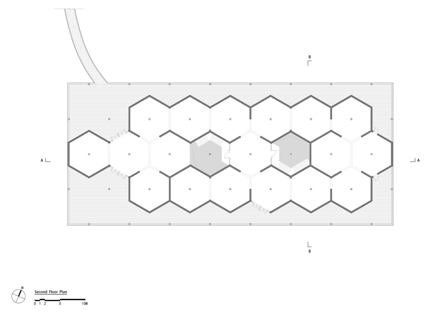 Gallery of Hexagonal Plans: Geometric Sets in the Architectural ...