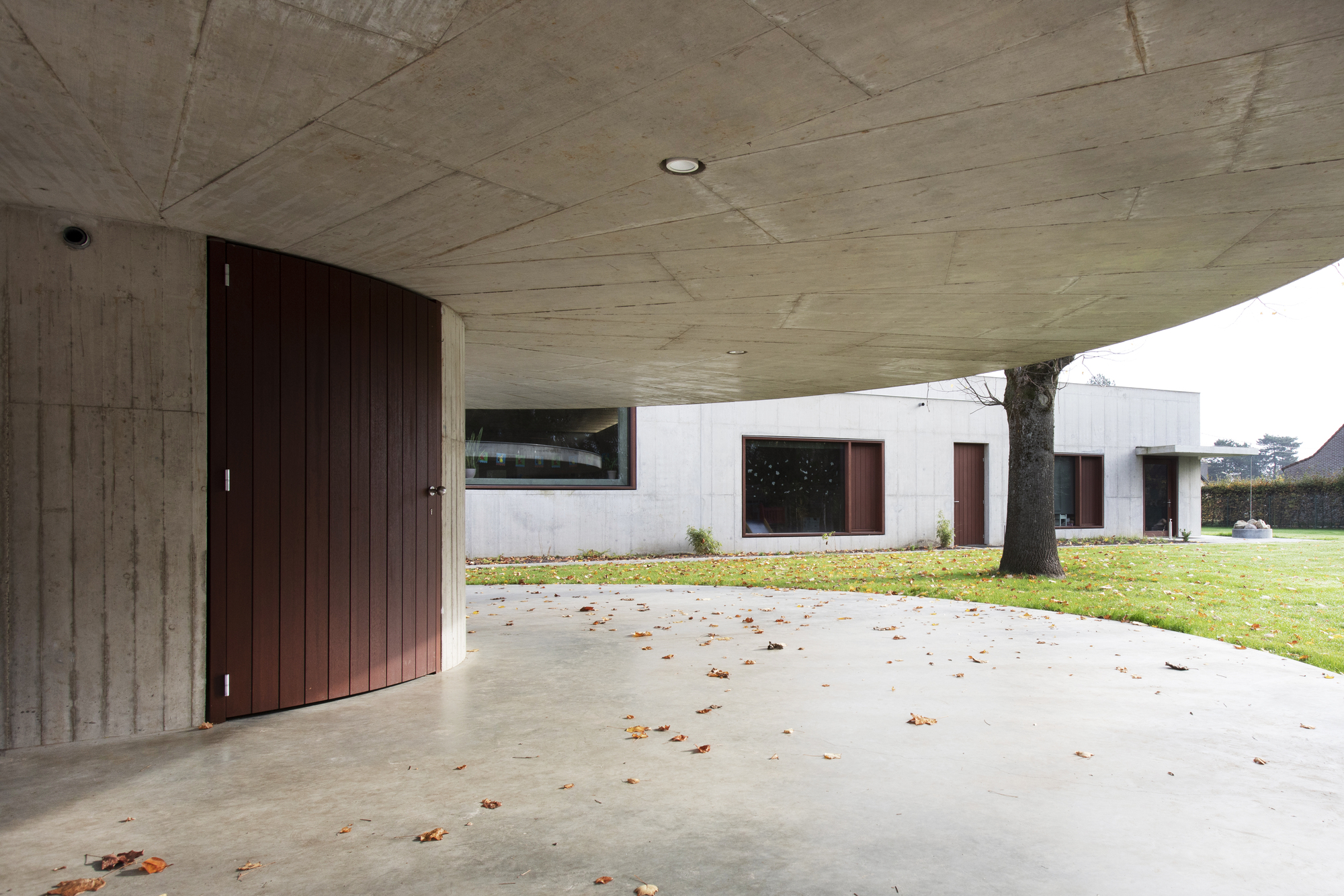 Gallery of Concrete Nursery School + Canopy / BOT ...