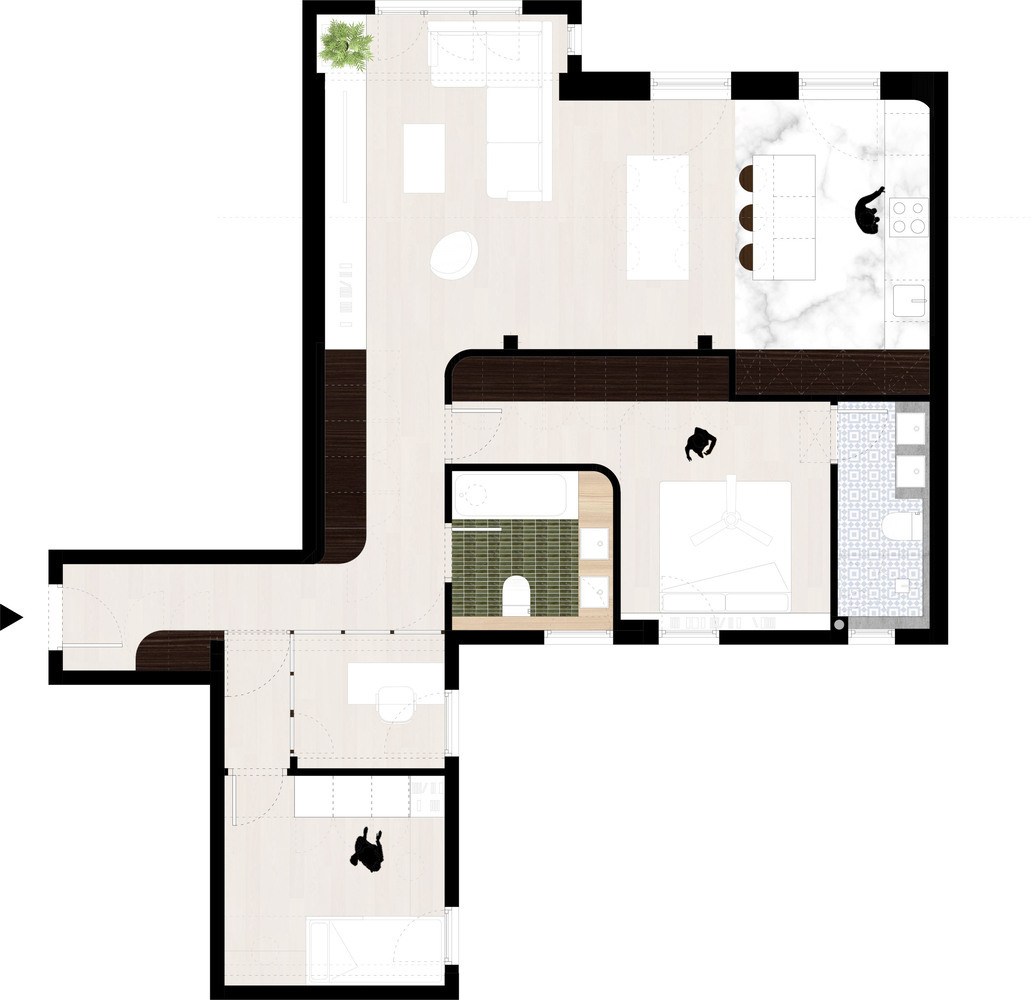 Gallery of Integrated Kitchens in Spanish Homes: 50 Houses that Add ...