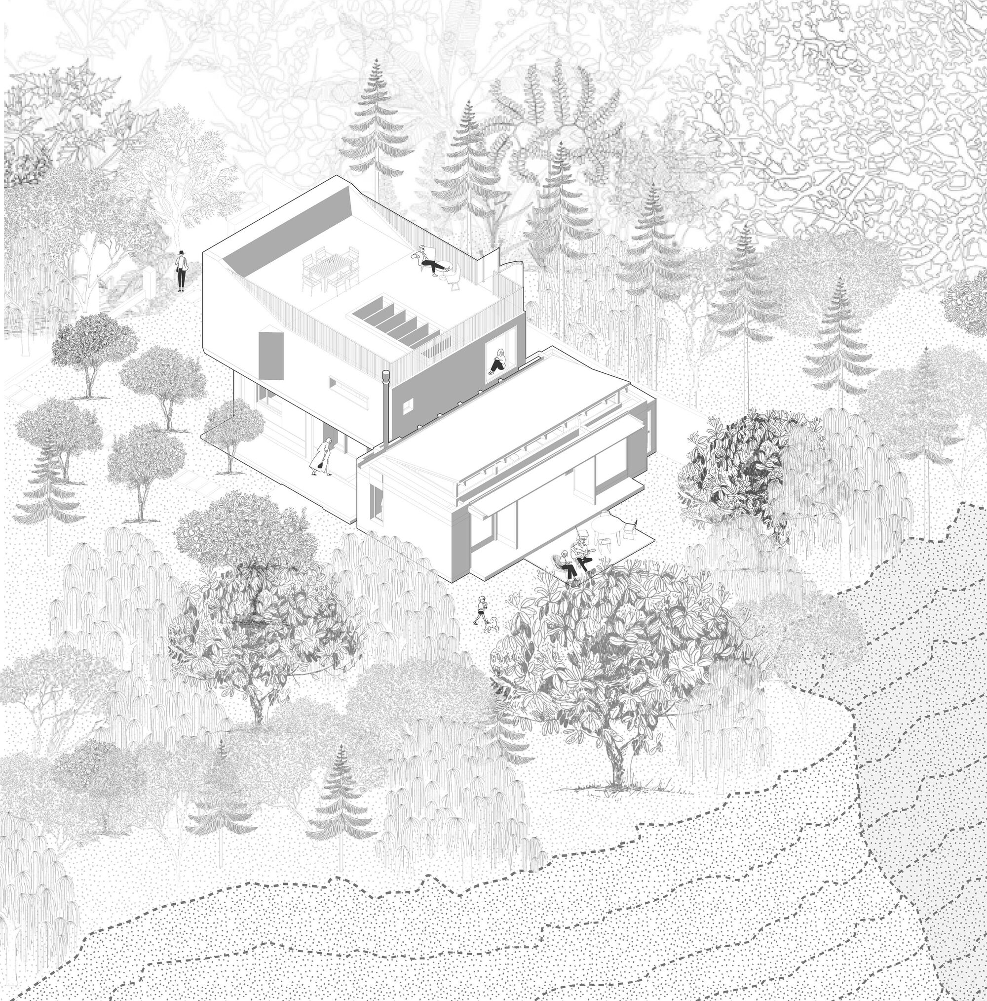 Gallery of Doble Soga House / Architekten, Felipe Palacios + Johann ...