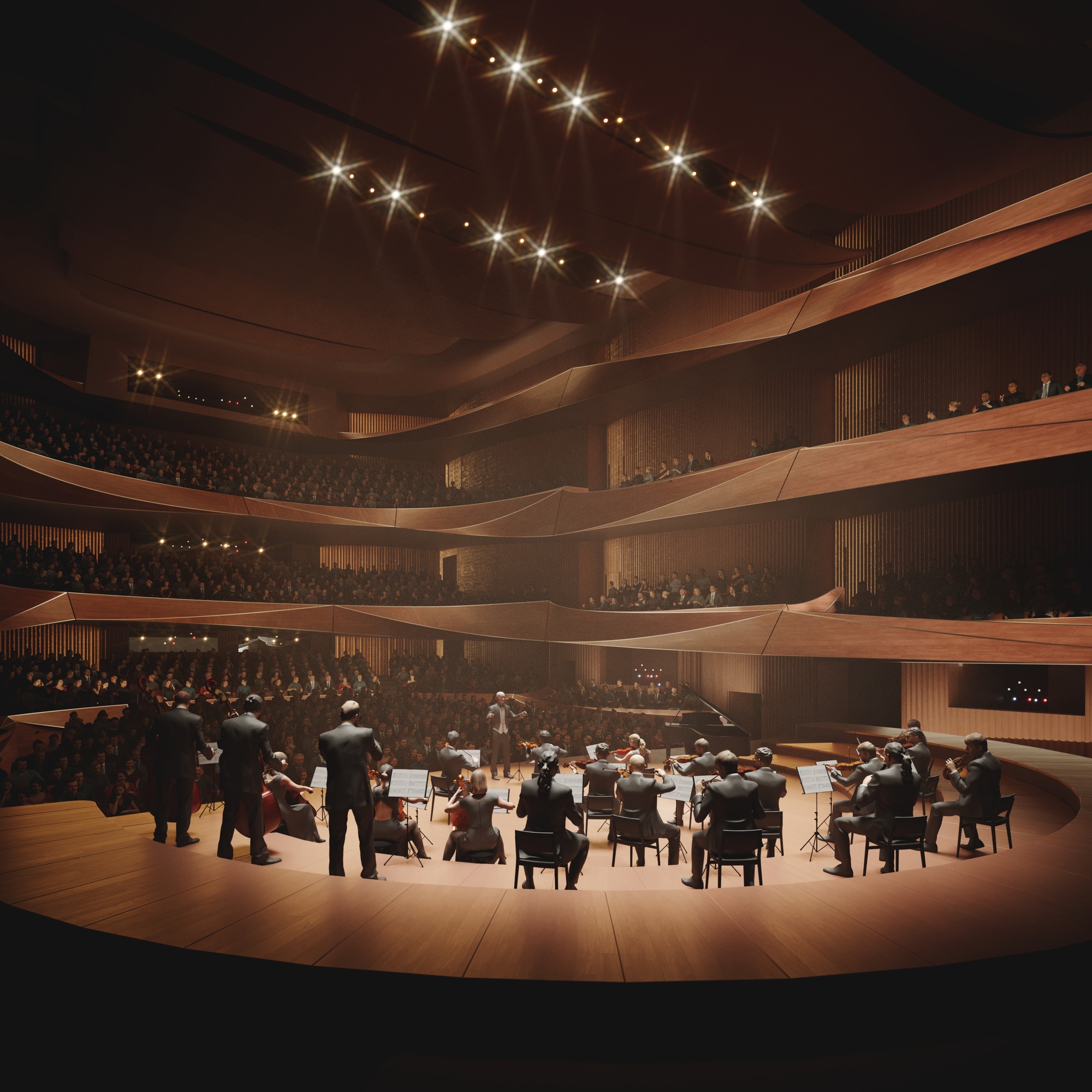 Gallery of AL_A Reveals Design of the New Belgrade Philharmonic Concert ...