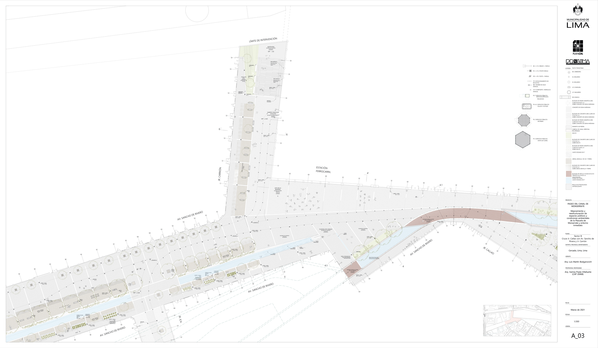 Galería de Paseo y Plazuela del Canal de Monserrate: Renaturalización y memoria hídrica en un ...