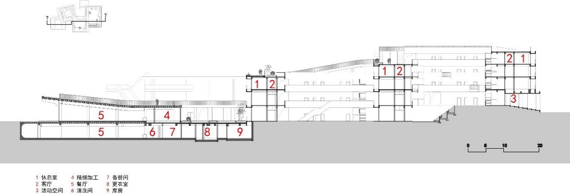 Gallery of Student Community Center at Yangtze Delta Region Institute ...
