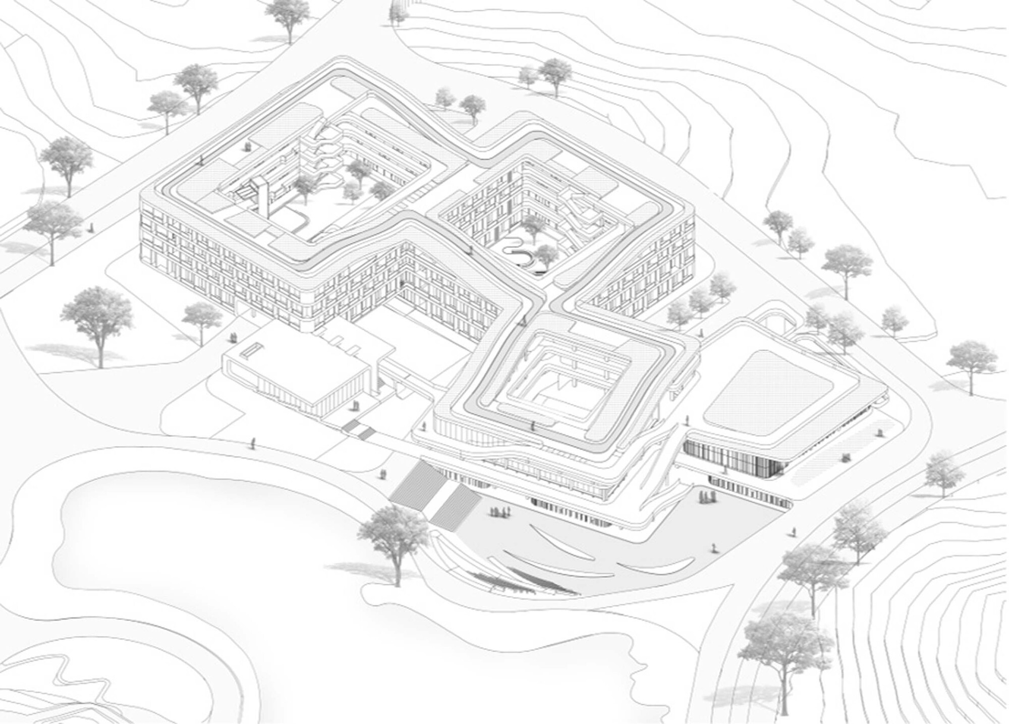 Gallery of Student Community Center at Yangtze Delta Region Institute / TJAD Time & Space ...