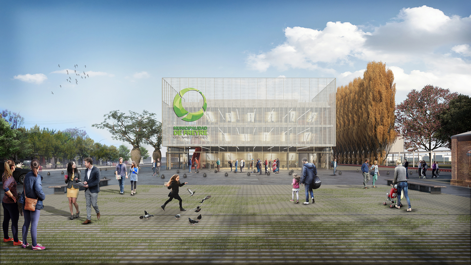 Galería de Conoce el proyecto ganador para el Parque Central Freyre en ...