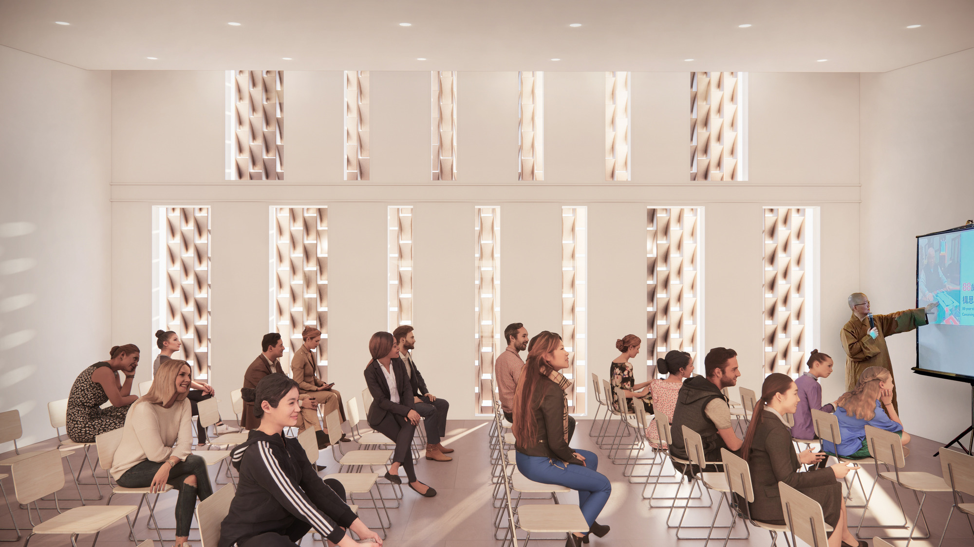 Gallery of SOM Breaks Ground on New American Buddhist Cultural Society ...