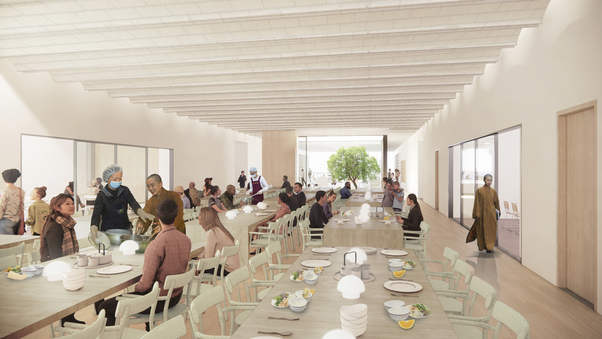 Gallery of SOM Breaks Ground on New American Buddhist Cultural Society ...