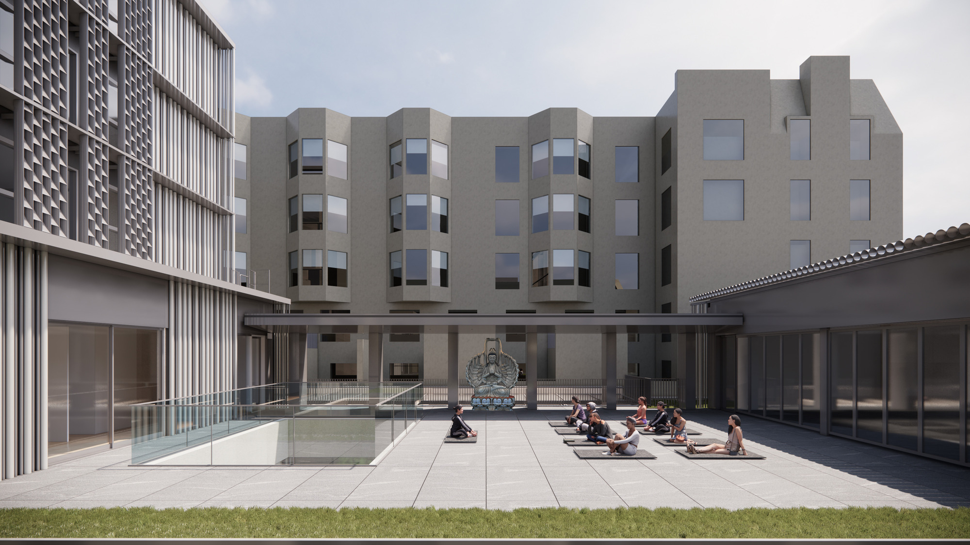 Gallery of SOM Breaks Ground on New American Buddhist Cultural Society ...