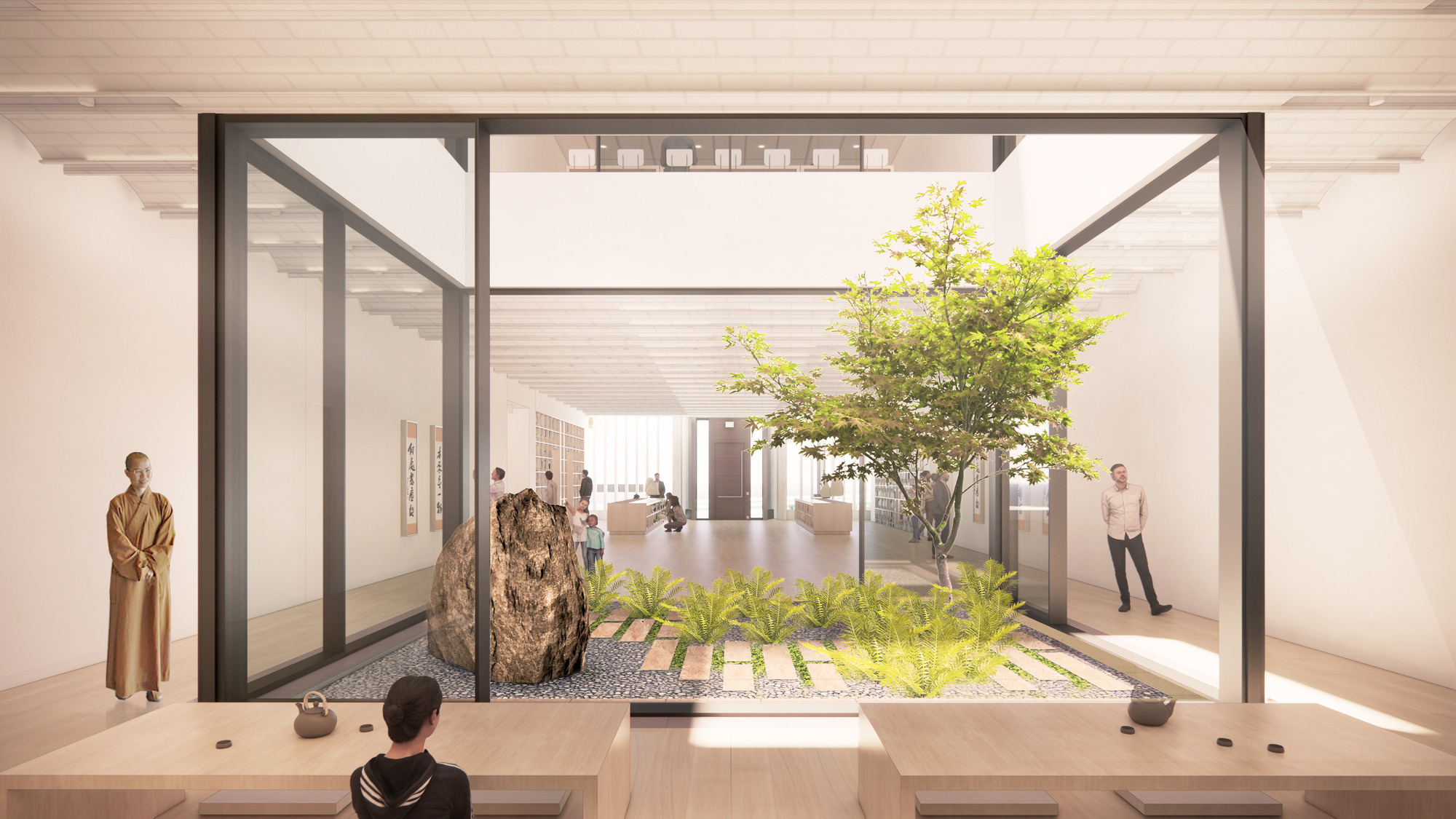 Gallery of SOM Breaks Ground on New American Buddhist Cultural Society ...