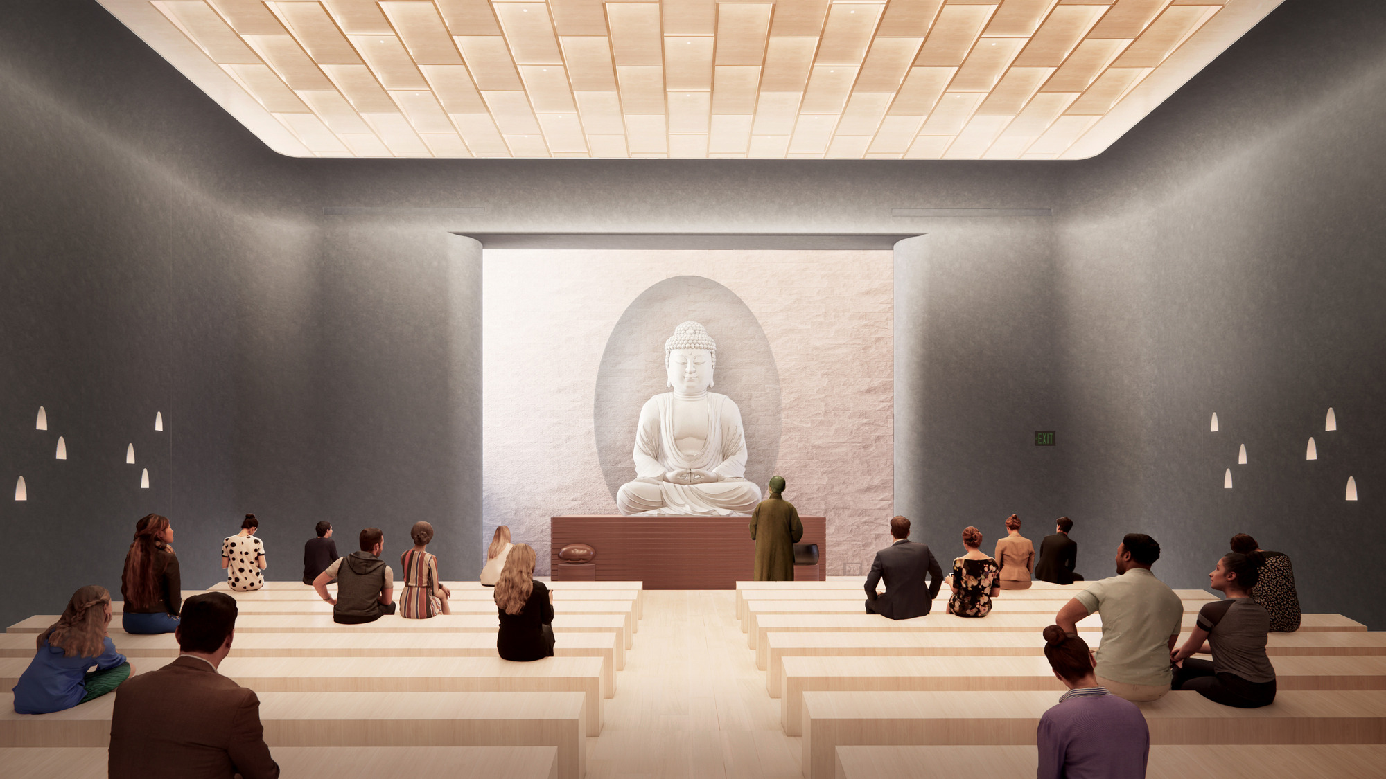 Gallery of SOM Breaks Ground on New American Buddhist Cultural Society ...