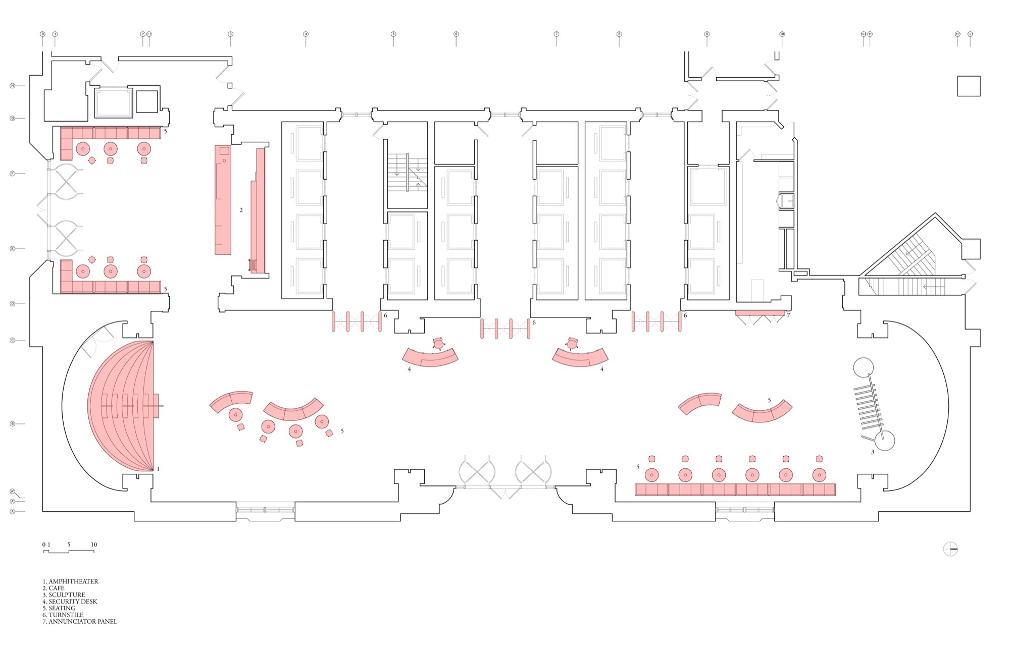 Gallery of 190 South LaSalle Lobby with Amphitheater / Norman Kelley - 20
