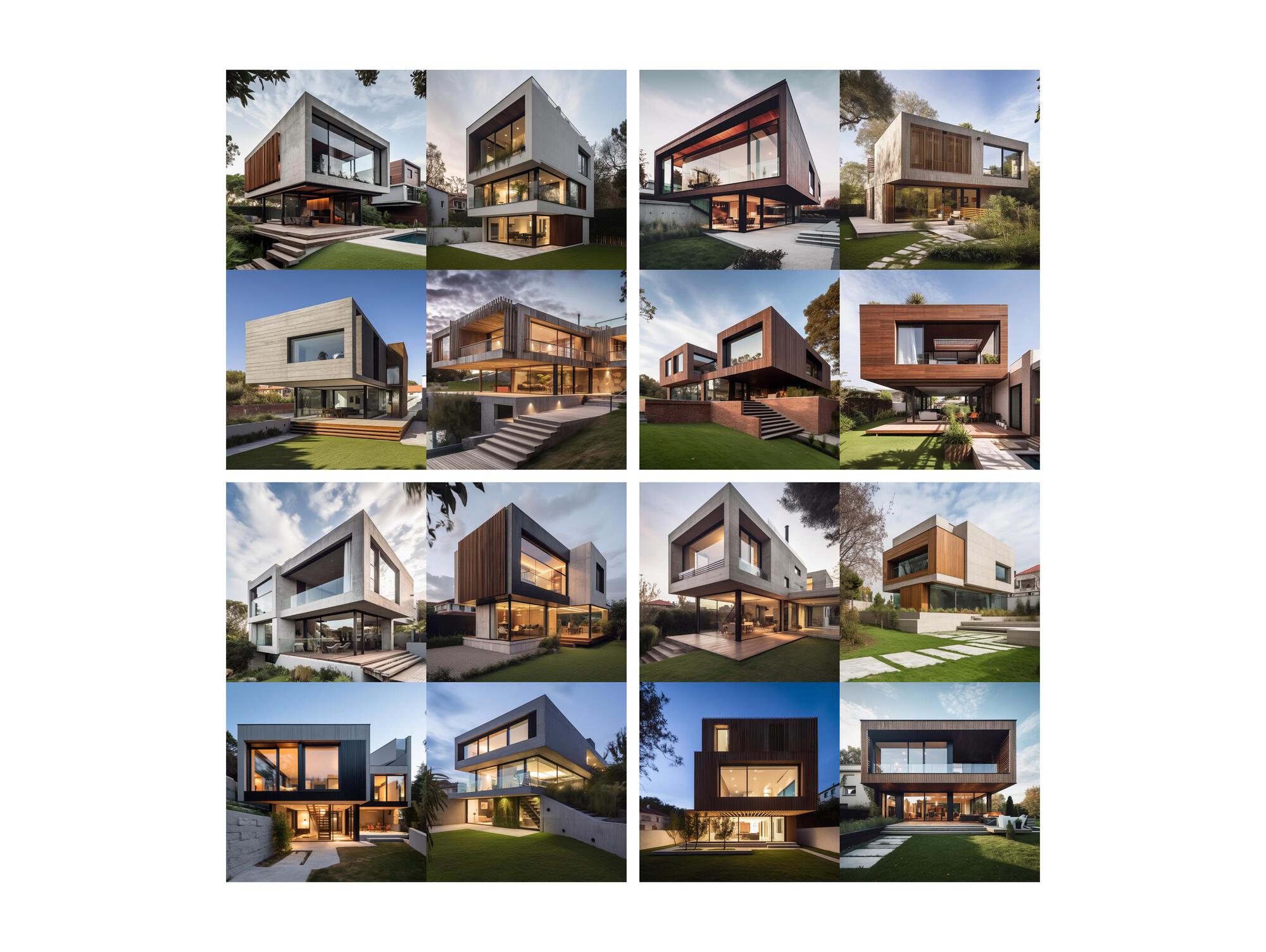 画廊 AI人工智能如何“想象”当代住宅？15个国家测试 - 61