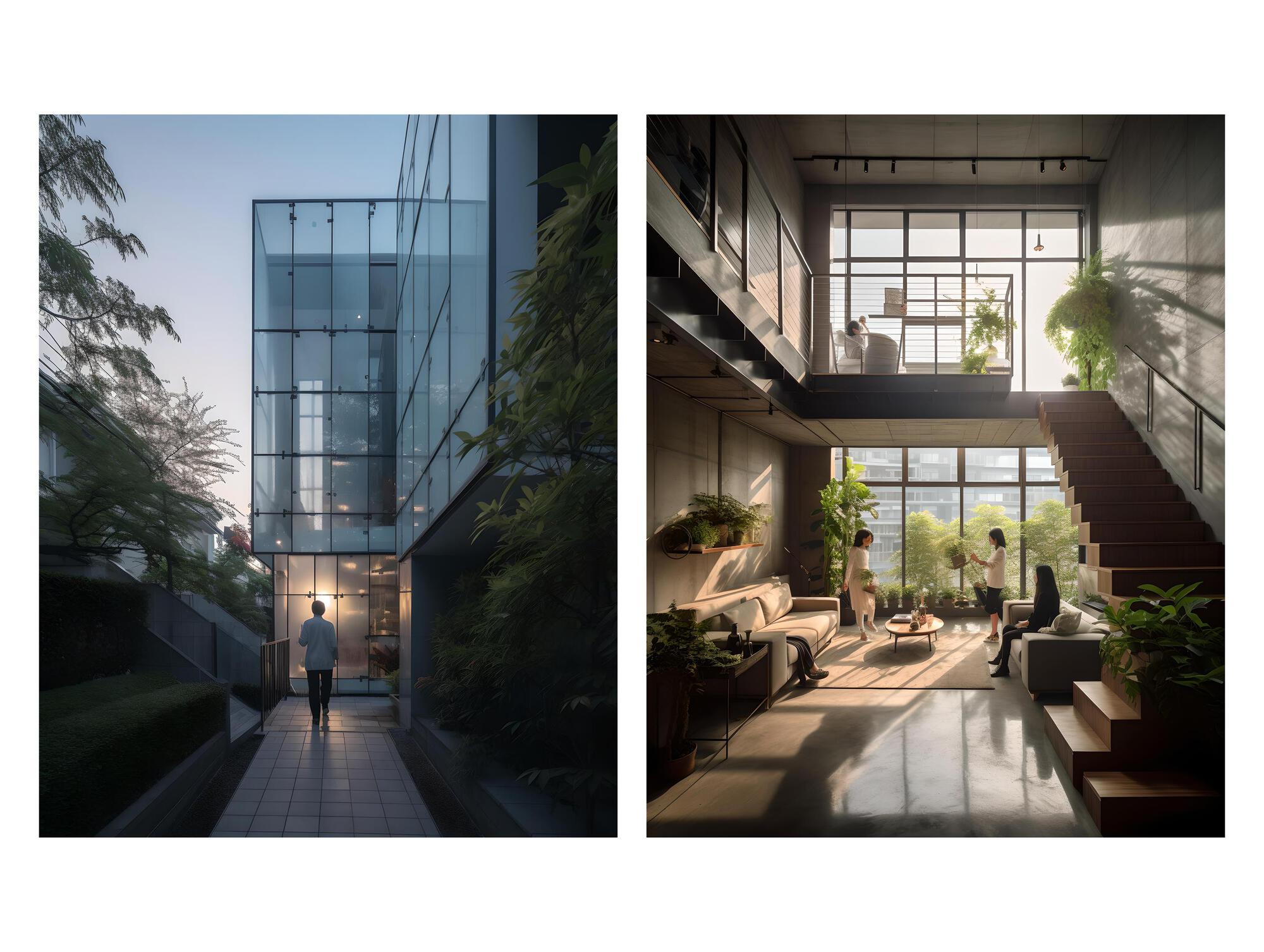 画廊 AI人工智能如何“想象”当代住宅？15个国家测试 - 21