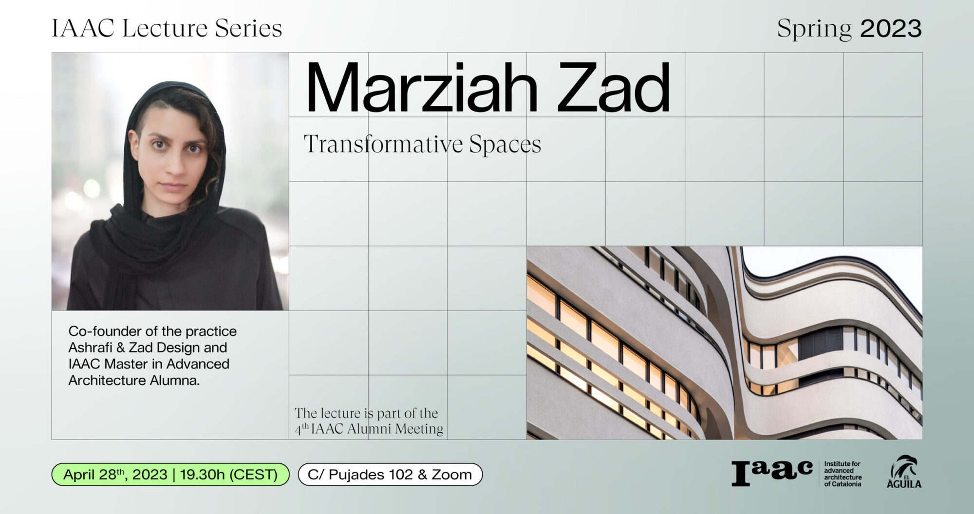 Gallery of IAAC Lecture Series – Marziah Zad - 1
