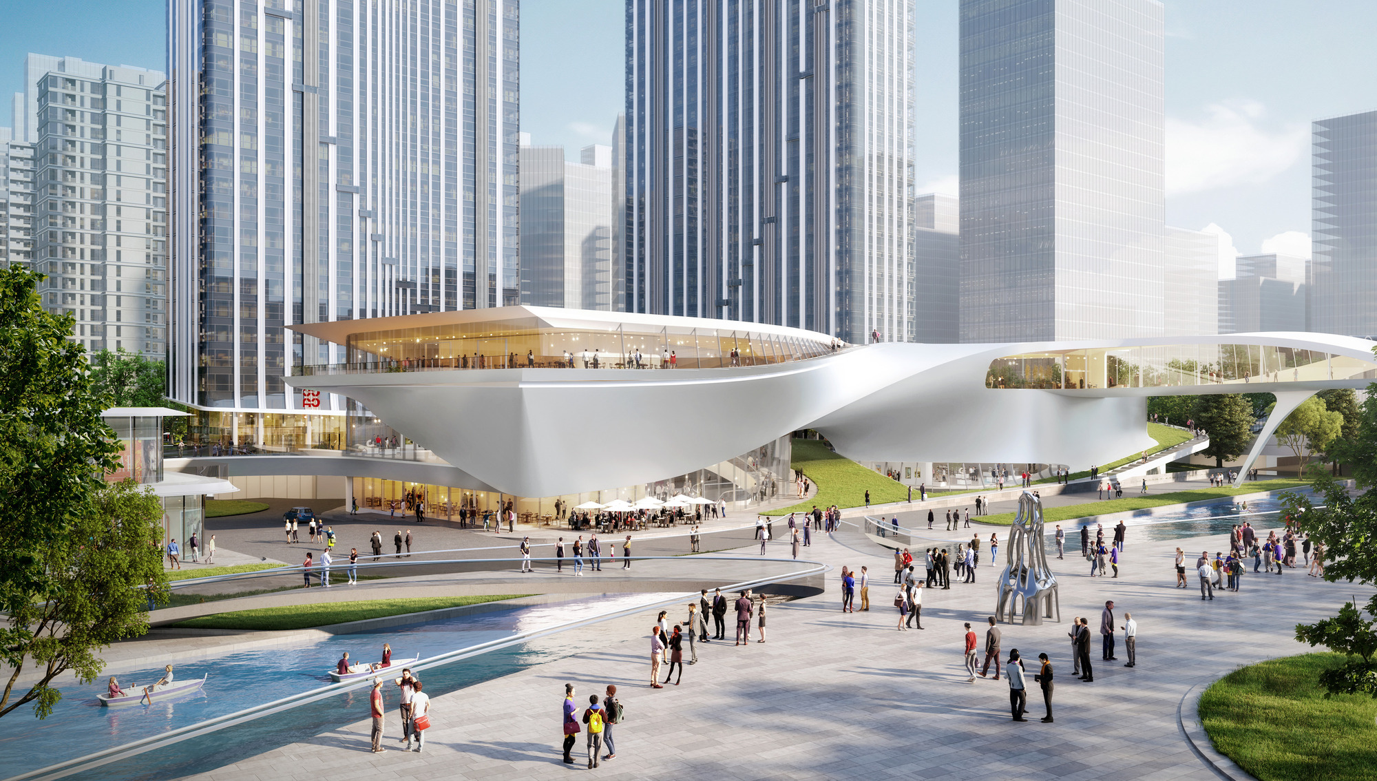 画廊 UNStudio 公布‘南京全新人本综合发展项目’方案，一站式目的地 - 9