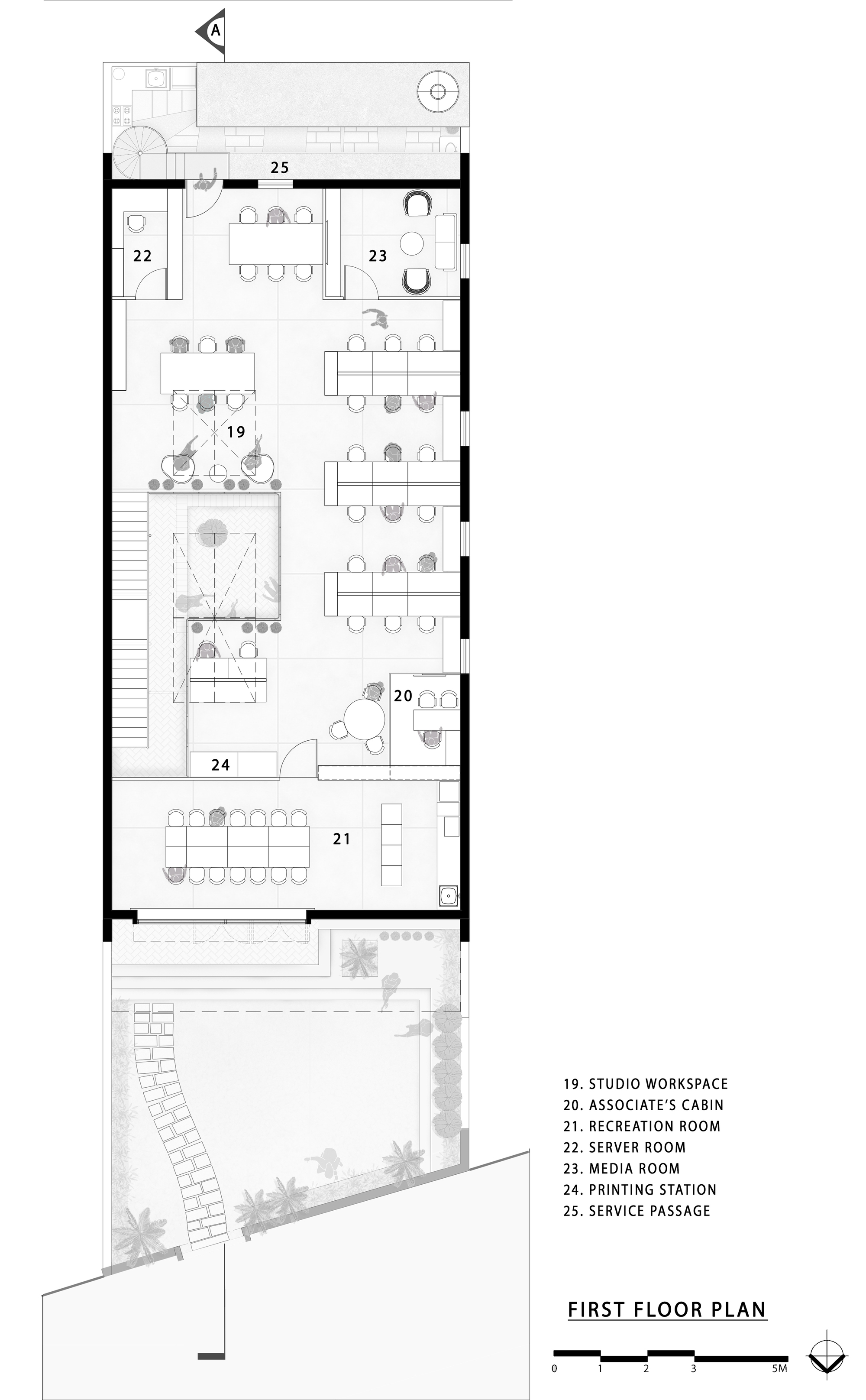 Gallery of KAARYASHALA Office / AANGAN Architects - 16