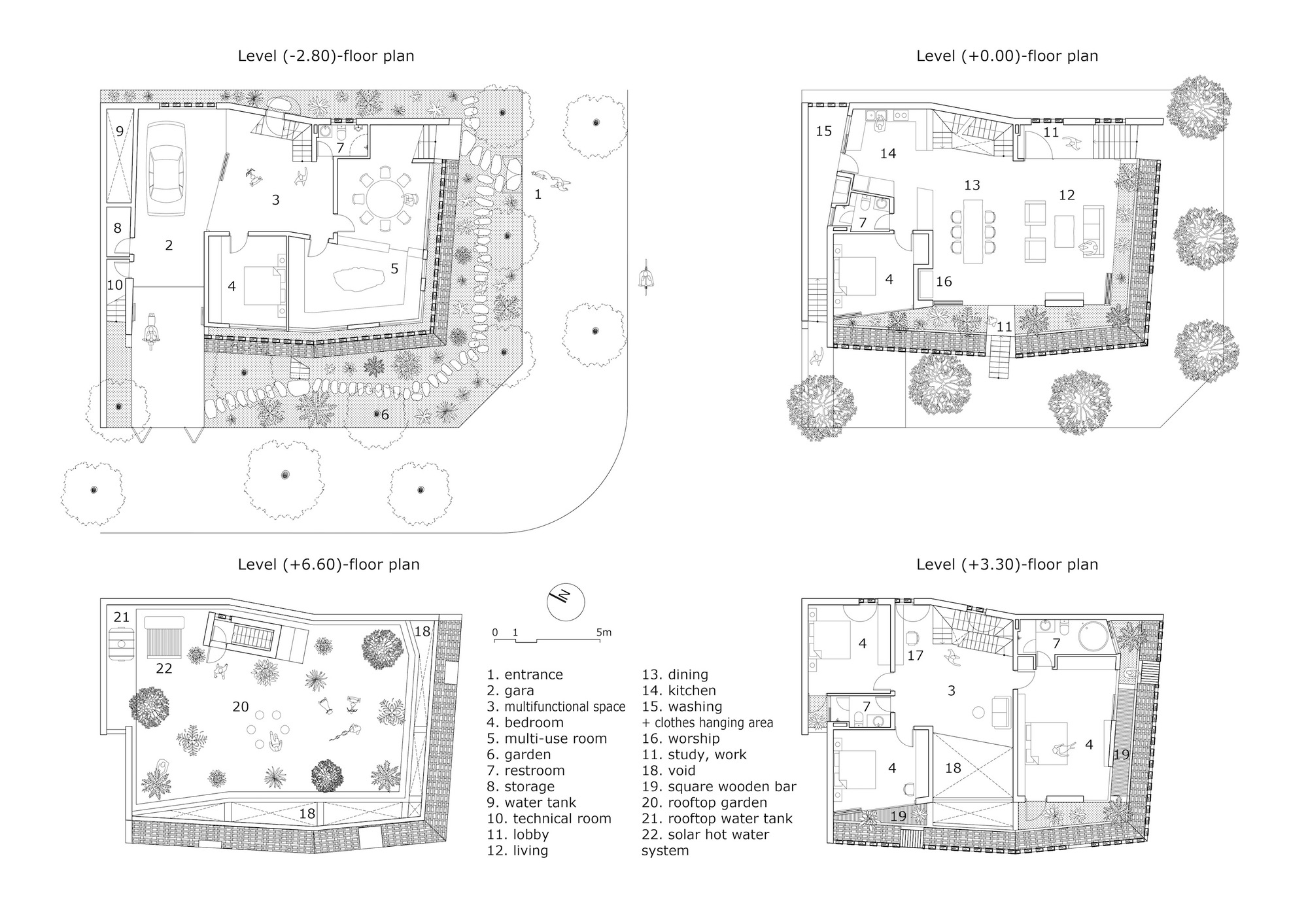 Gallery of Tile Nest House / H&P Architects - 40