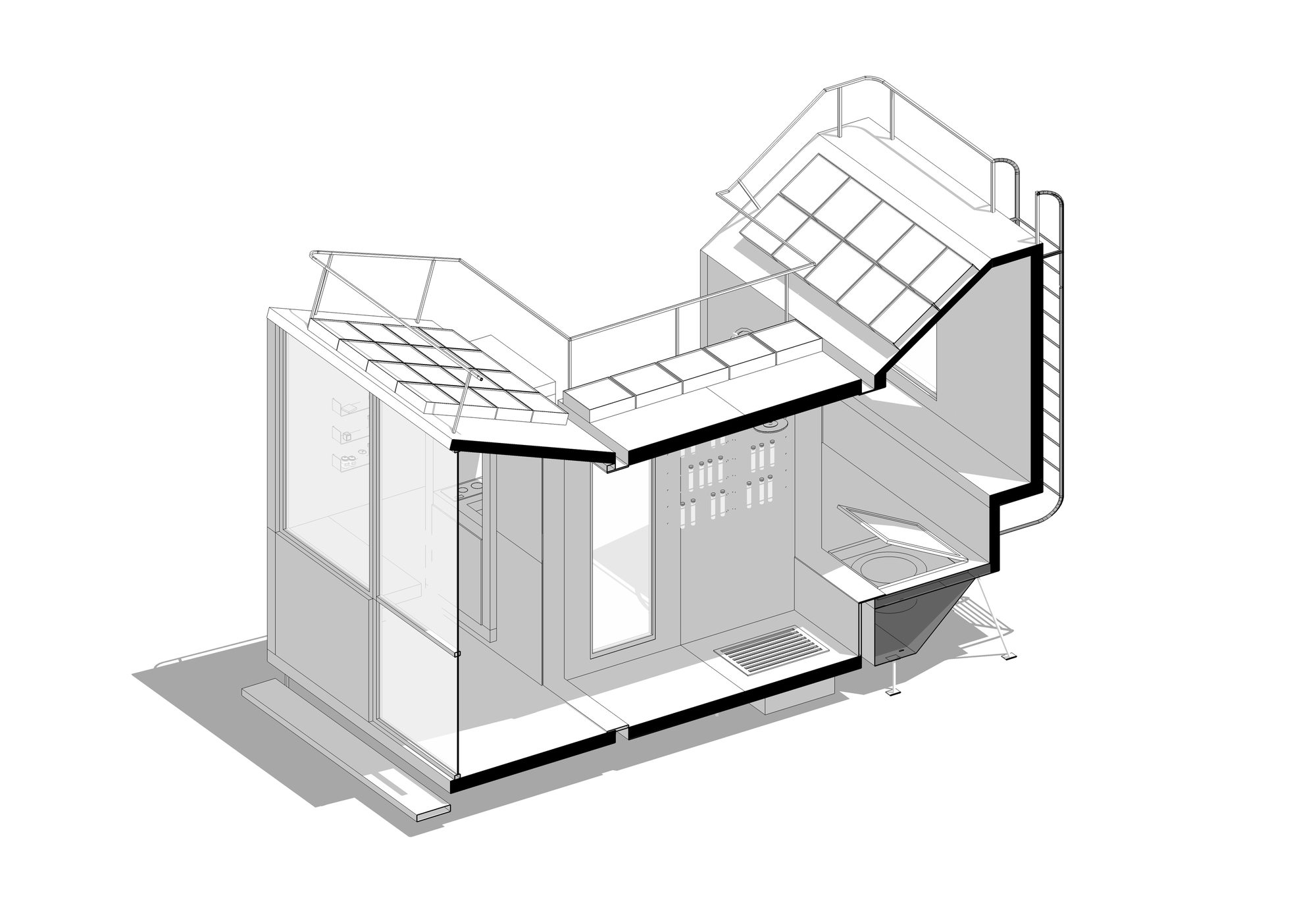 Galería de Hábitat X: Un pequeño habitáculo y laboratorio para el ...