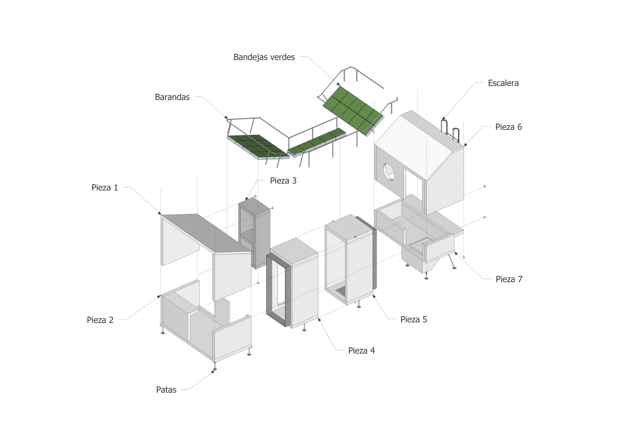 Galería de Hábitat X: Un pequeño habitáculo y laboratorio para el ...